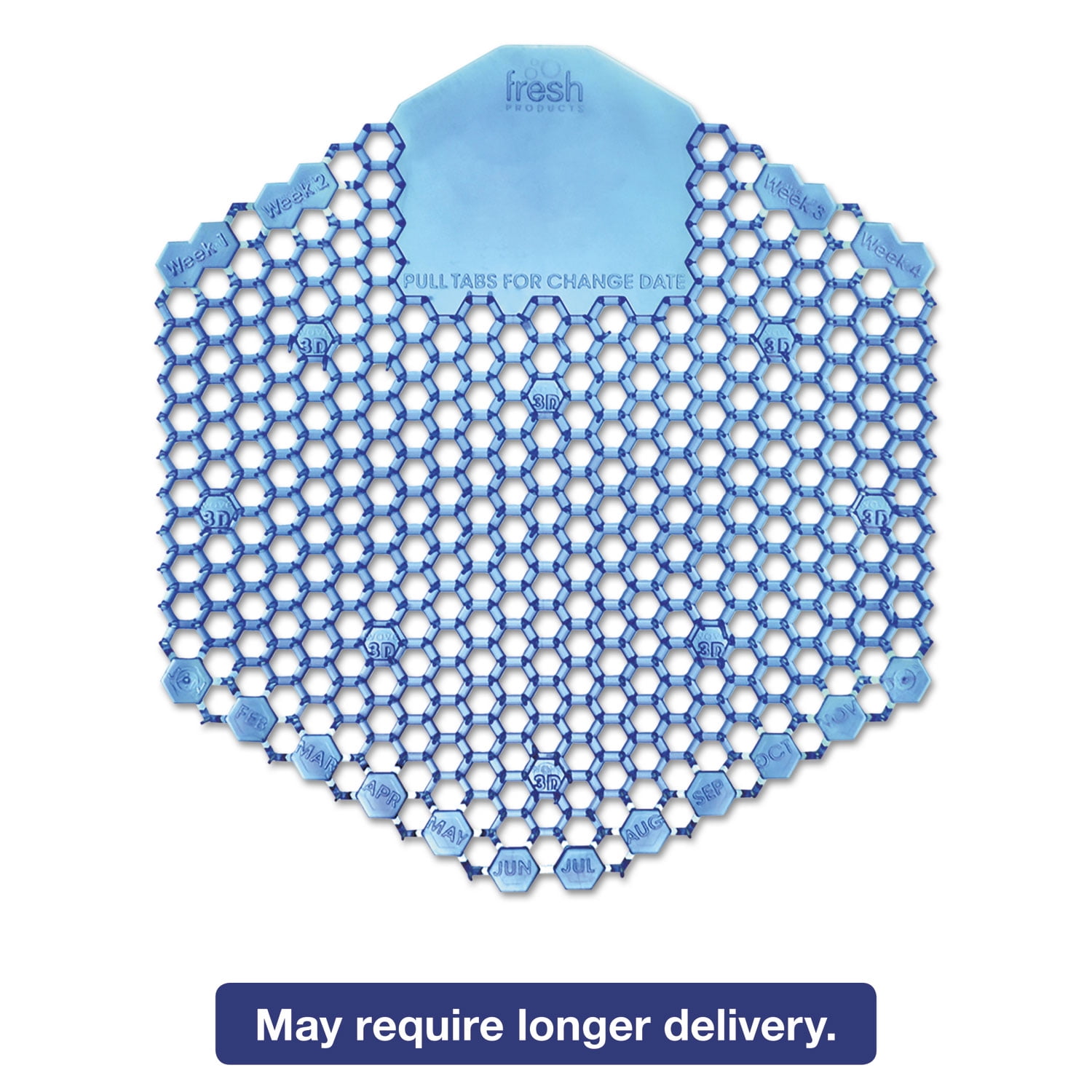 Fresh Products Wave 3D Urinal Deodorizer Screen, Cotton Blossom, 60 ...