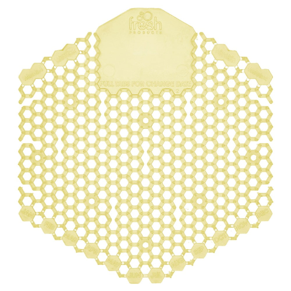 Fresh Products Wave 3D Urinal Deodorizer Screen Yellow Citrus 10/Box ...