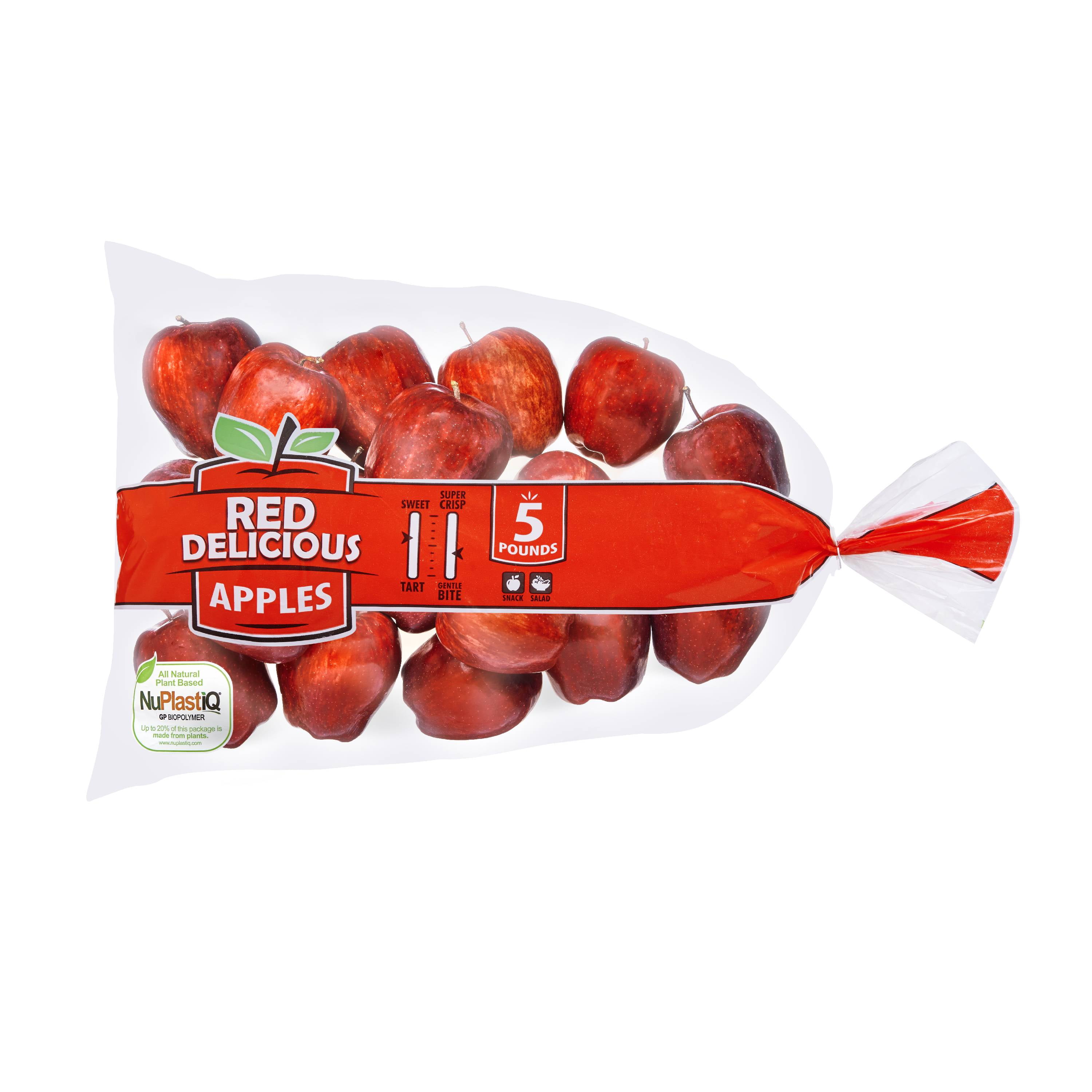 Fresh Red Delicious Apples, 5 lb Bag - Walmart.com