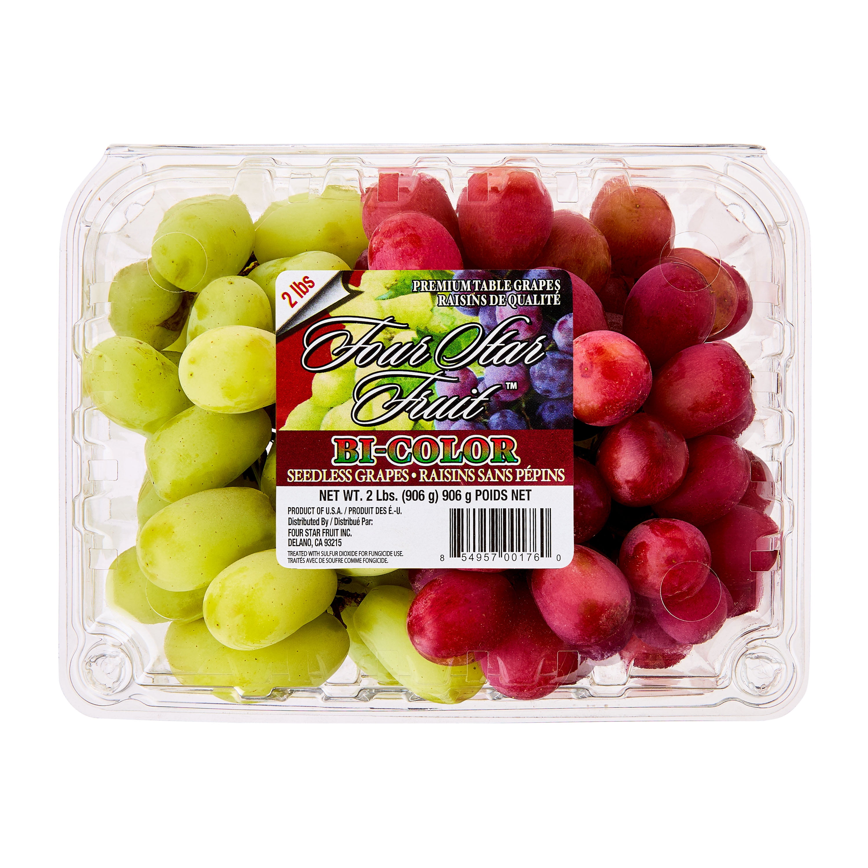 Fresh Red Globe Seeded Grapes from California, Bag (2.25 lbs/Bag Est ...