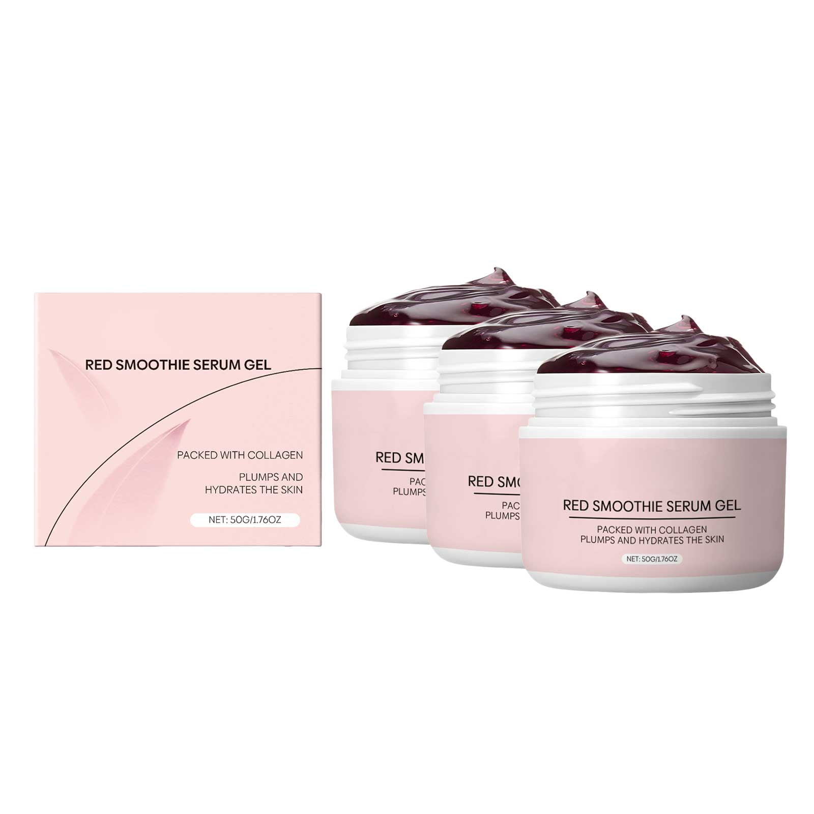 Fresh Red Smoothie Mask Gel (150G/3Pack), Overnight Red Smoothie Face ...