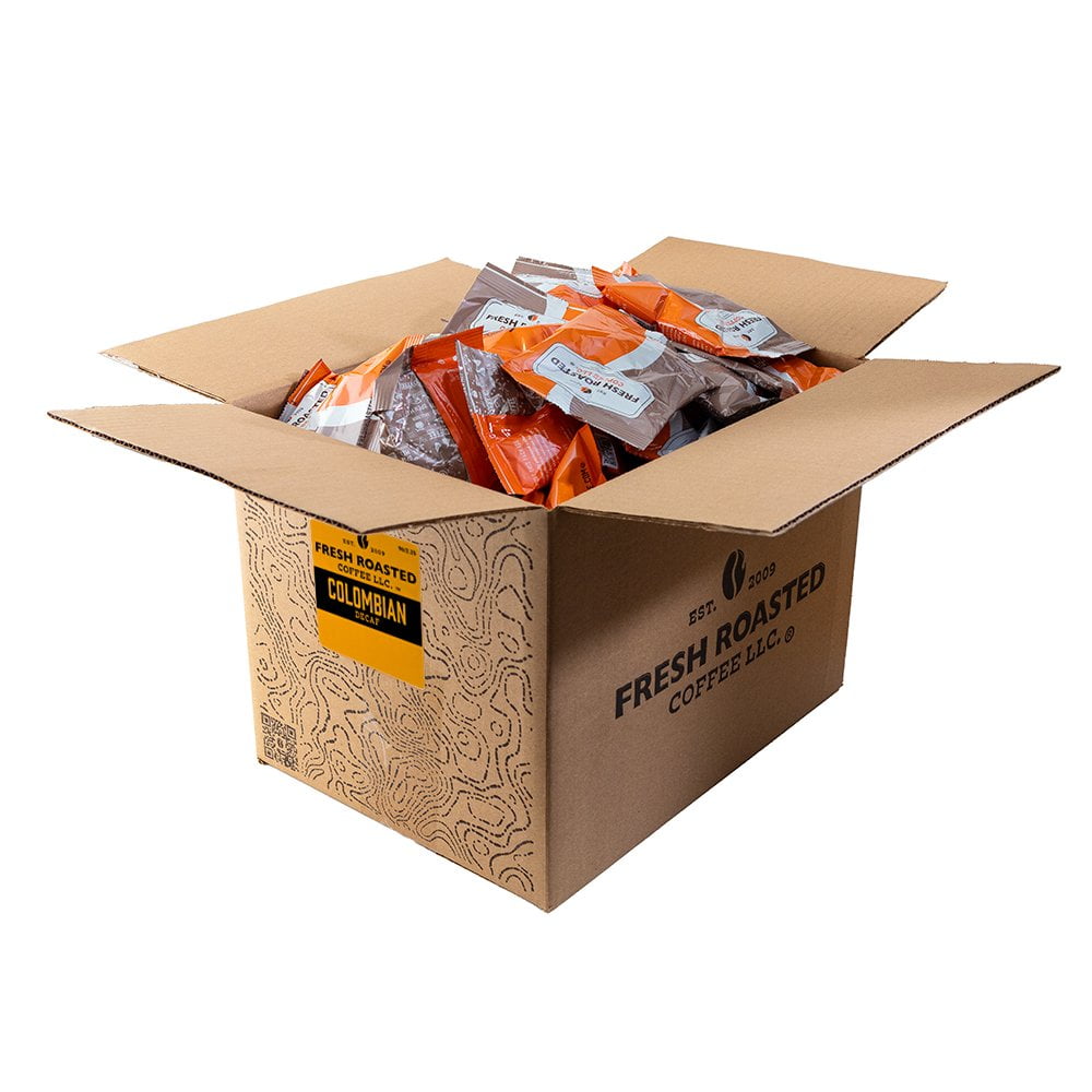 Fresh Roasted Coffee, Colombian Traditional Decaf Coffee Portion Packs ...