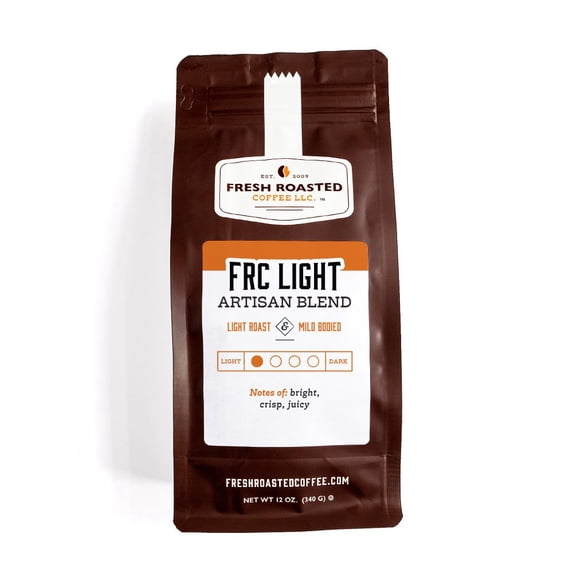 Fresh Roasted Coffee, FRC Premium Light Roast Blend, Kosher, Whole Bean ...
