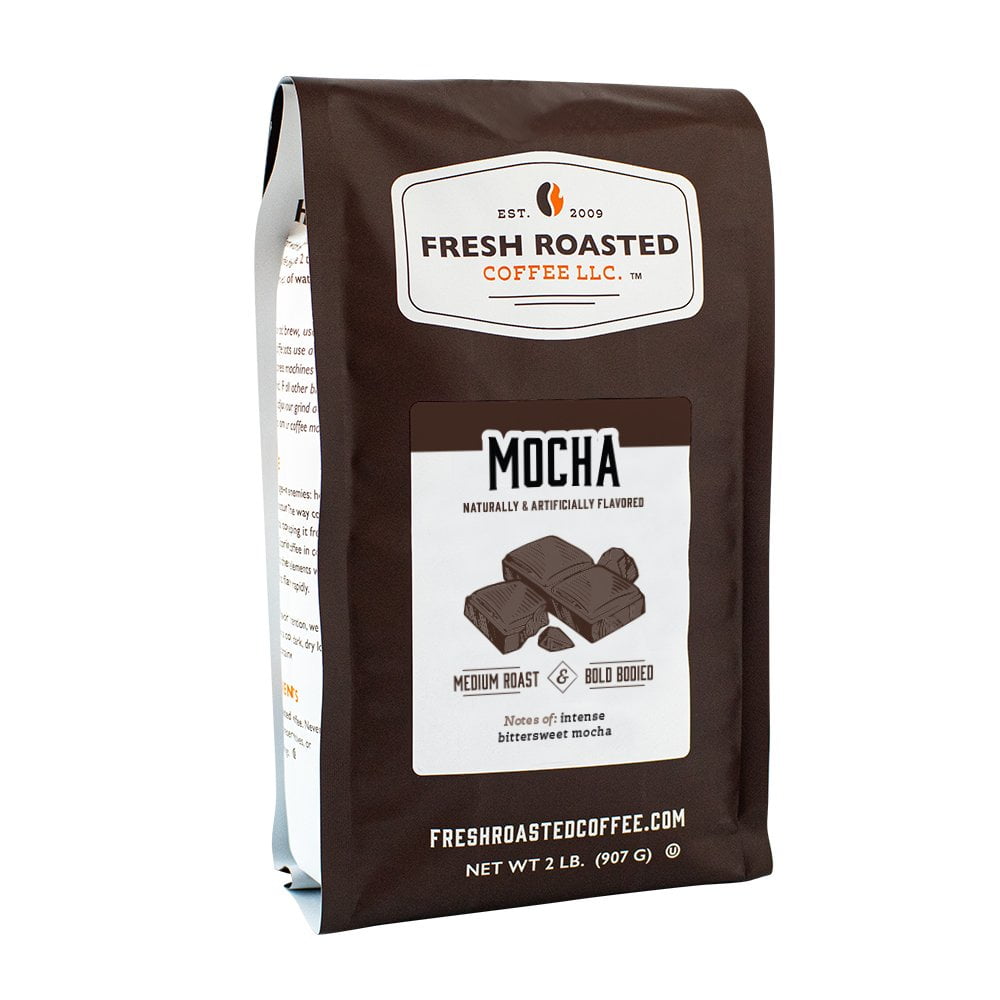 Fresh Roasted Coffee, Mocha Flavored Coffee Drip Ground, 32 oz ...