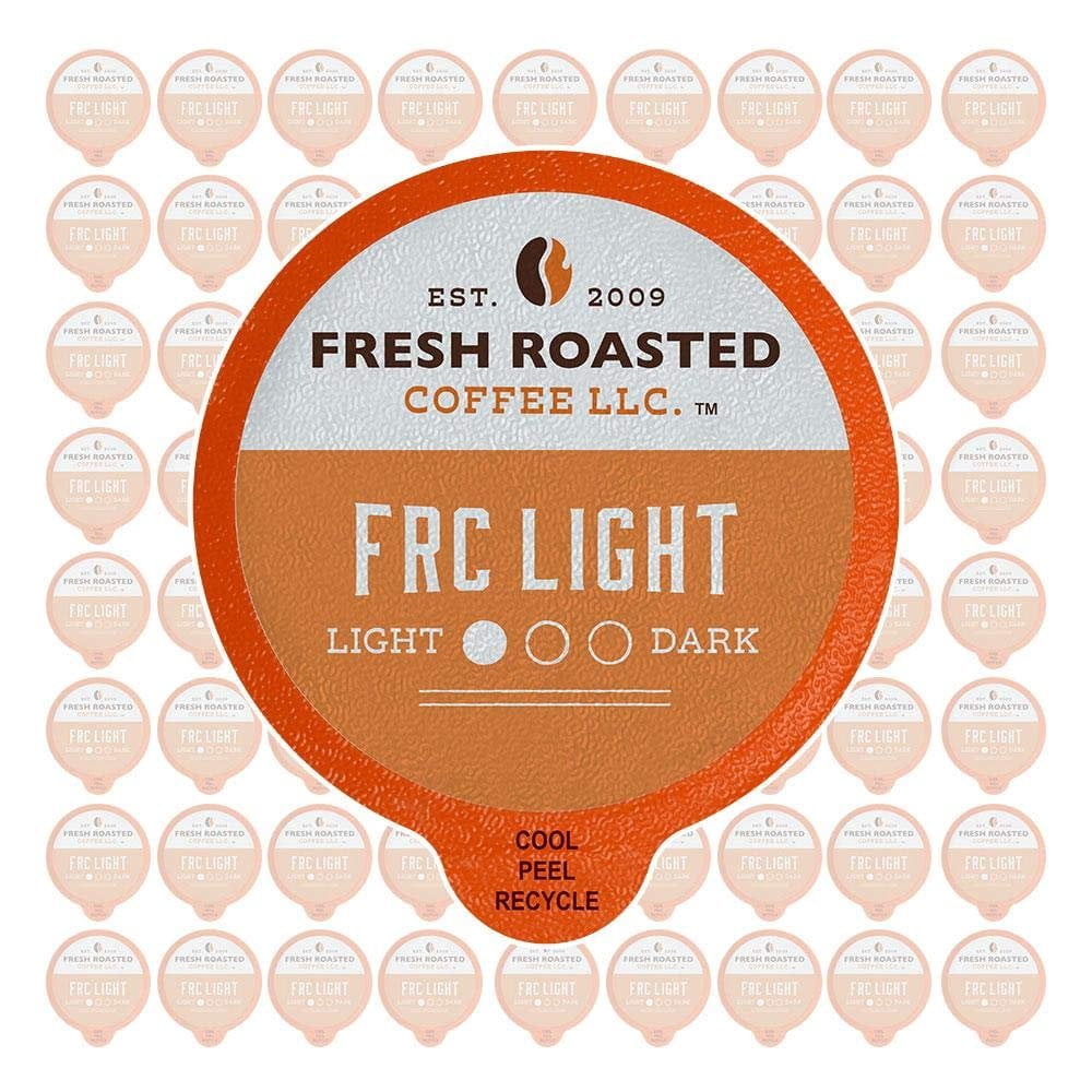 Fresh Roasted Coffee, Premium Light Roast Coffee Pods, K-cup Compatible ...