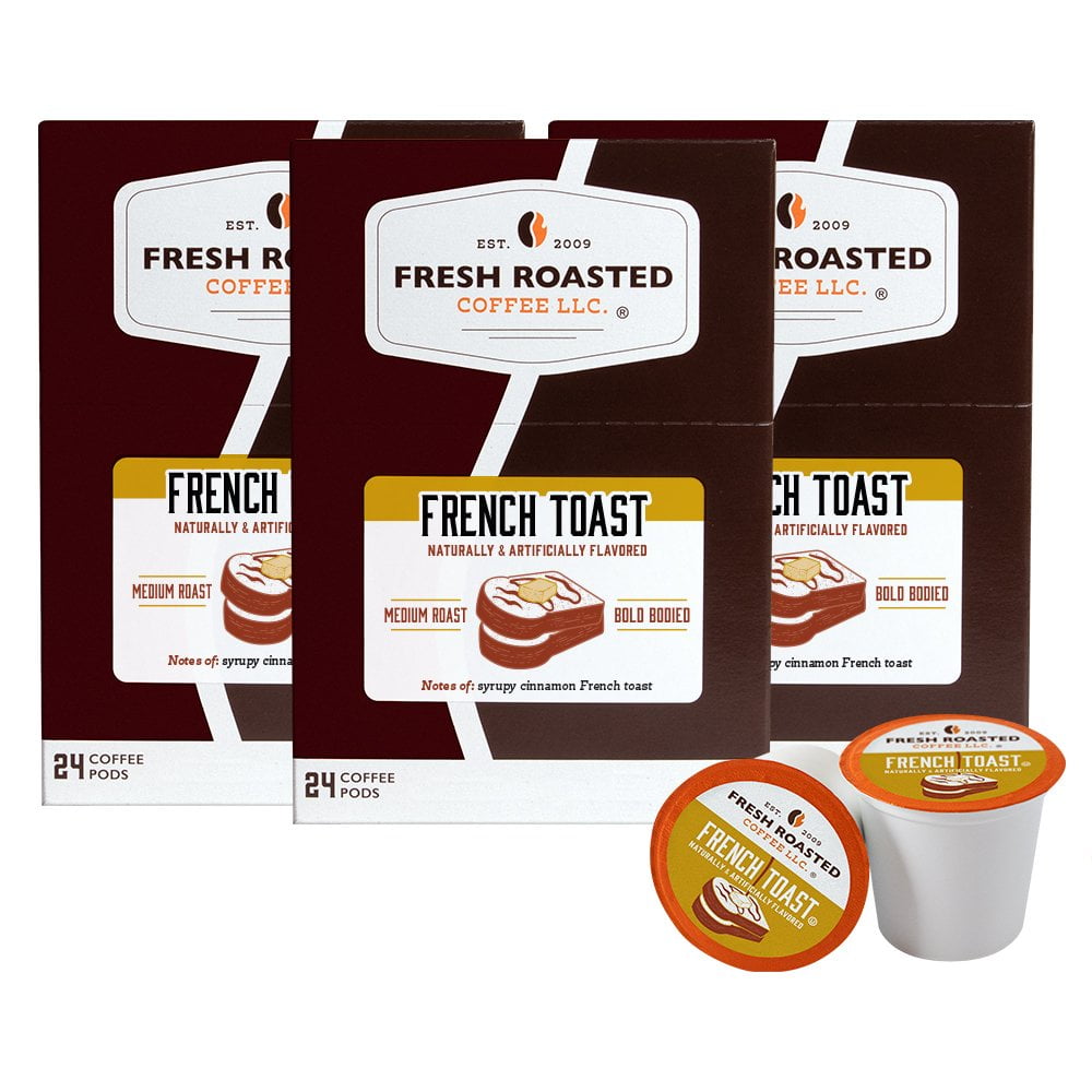 Fresh Roasted Coffee's Flavored Coffee Collection, French Toast, 72 K ...
