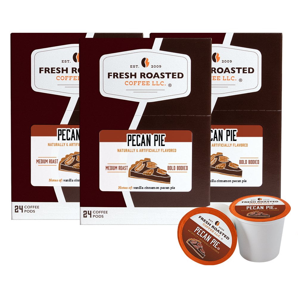 Fresh Roasted Coffee's Flavored Coffee Collection, Pecan Pie, 72 K ...