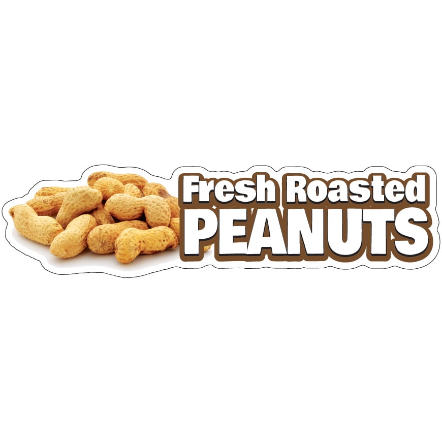 Fresh Roasted Peanuts 24" Decal Concession Stand Food Truck Sticker ...