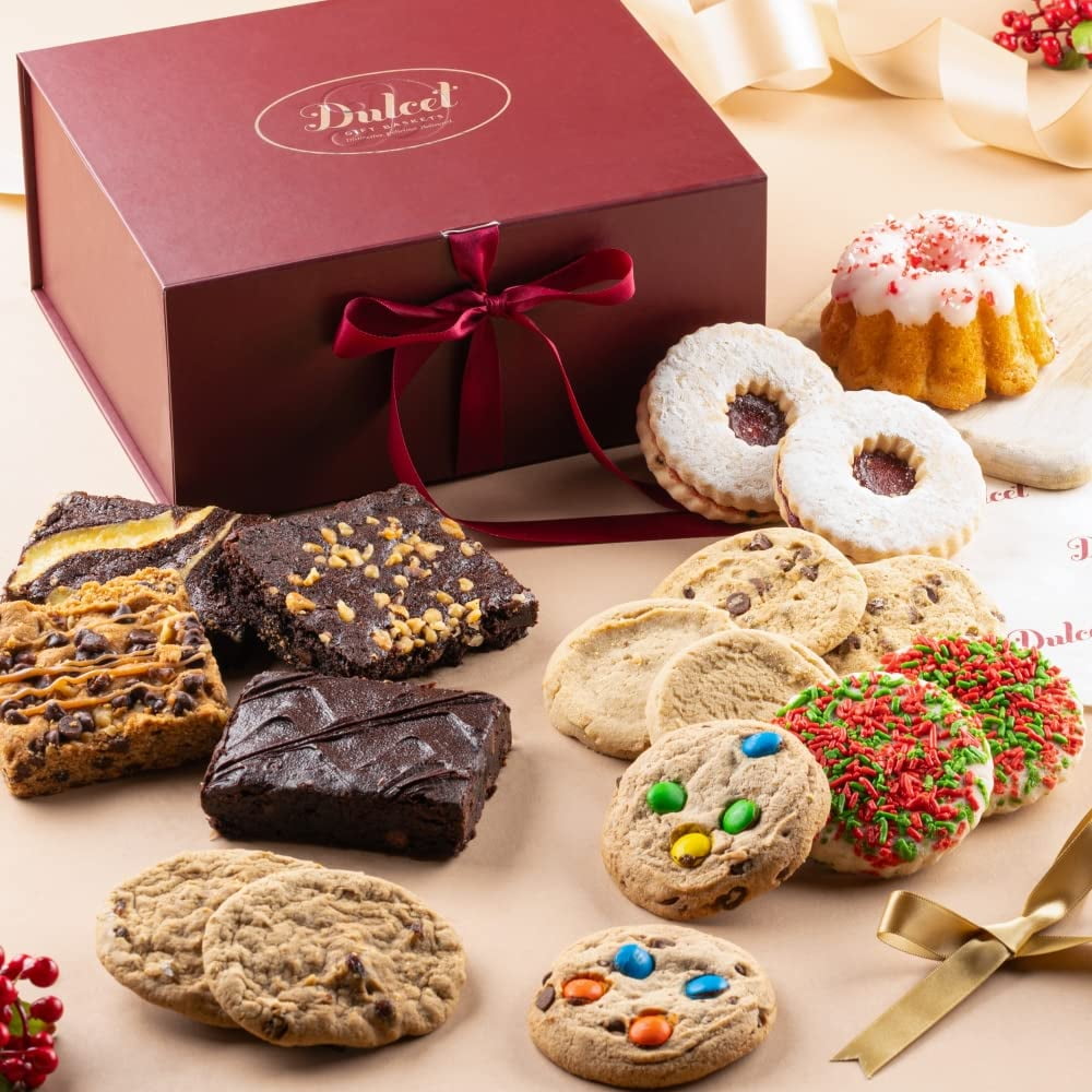 Fresh Sampler Cookie Brownie Combo Gift Box Ideal for Christmas Eve to ...