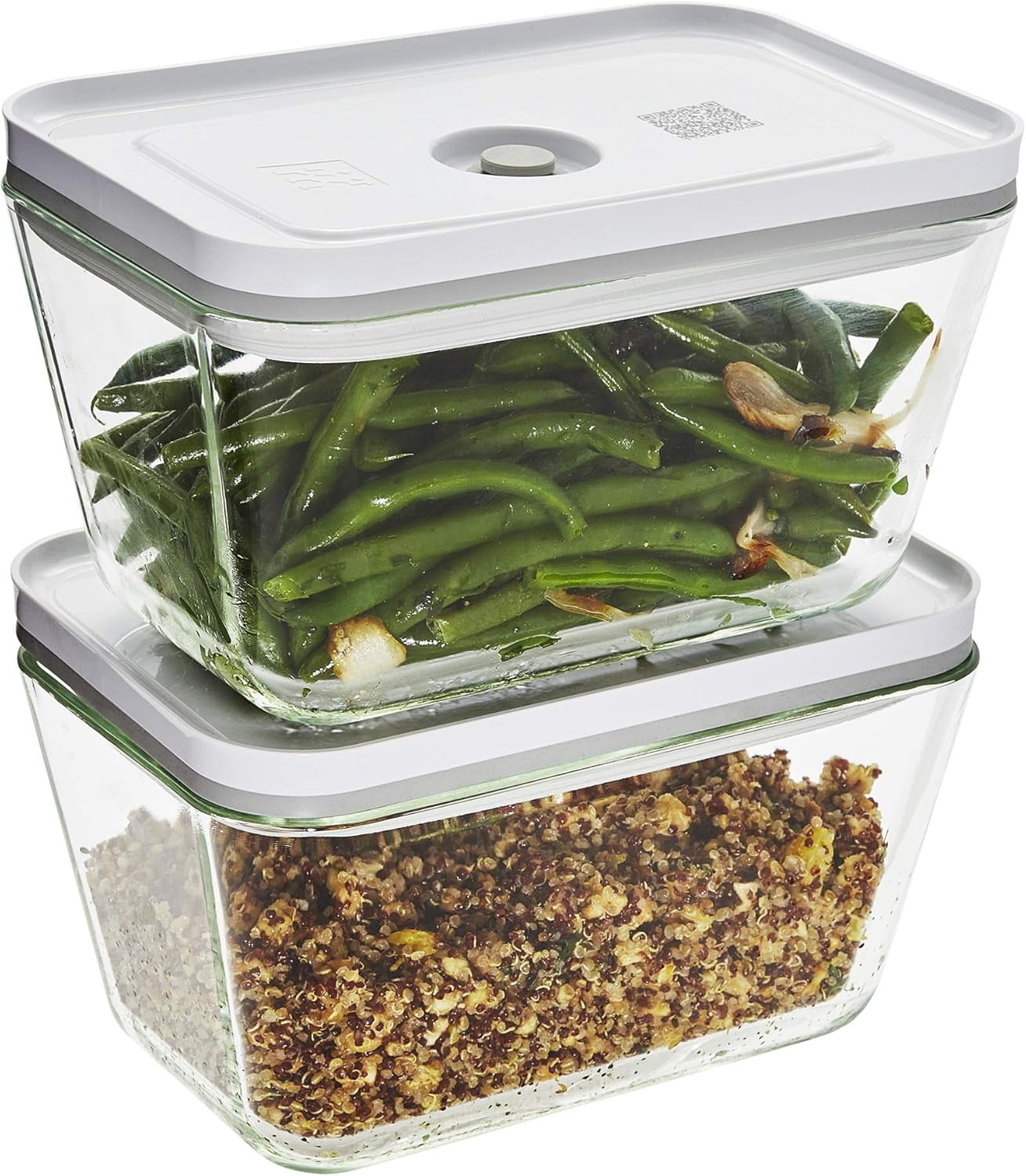 Fresh & Save 2-pc Large Glass Airtight Food Storage Container, Meal ...