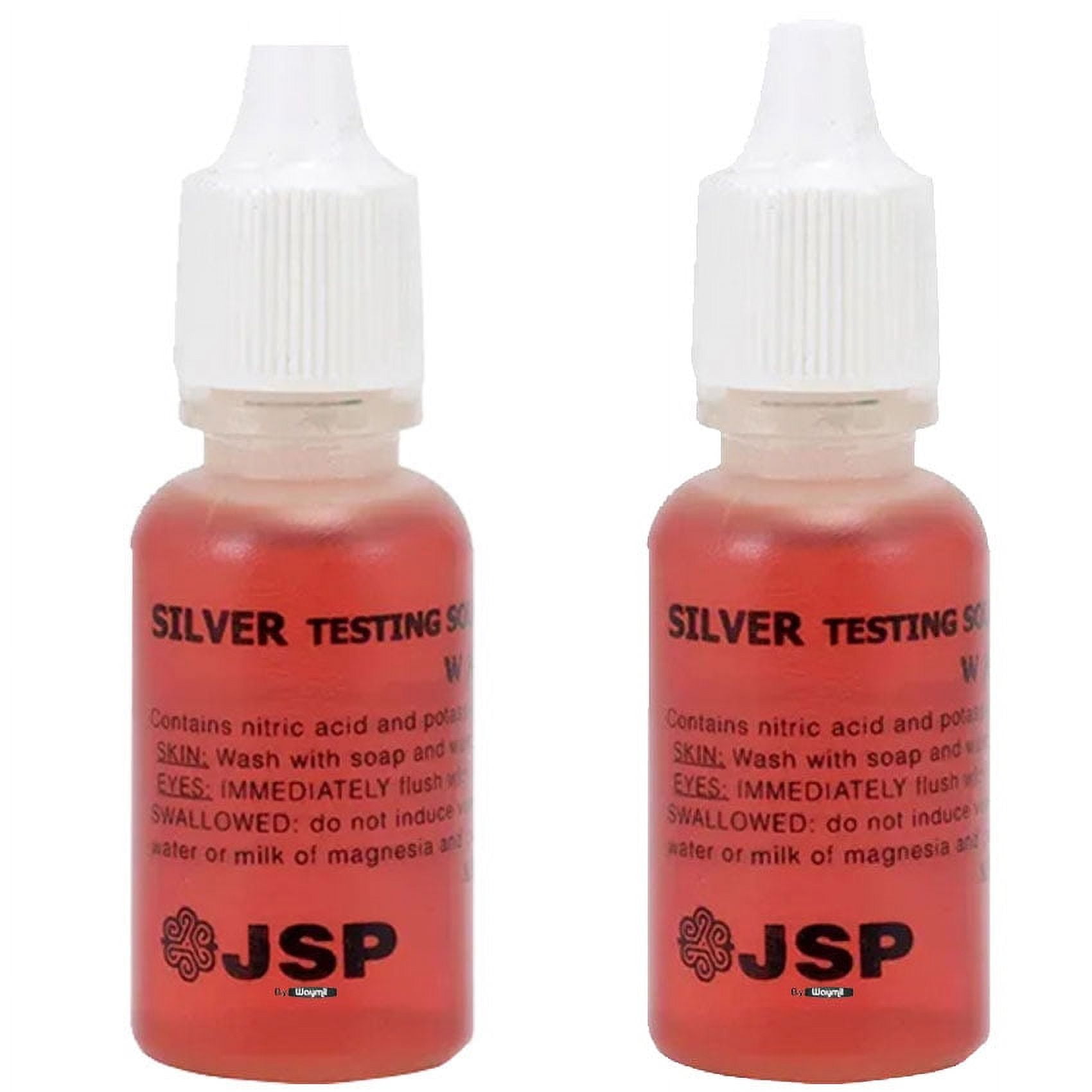Fresh Silver Acid Testing Solution Silver 925 Test Scrap 1/2 Fl Oz.2 ...