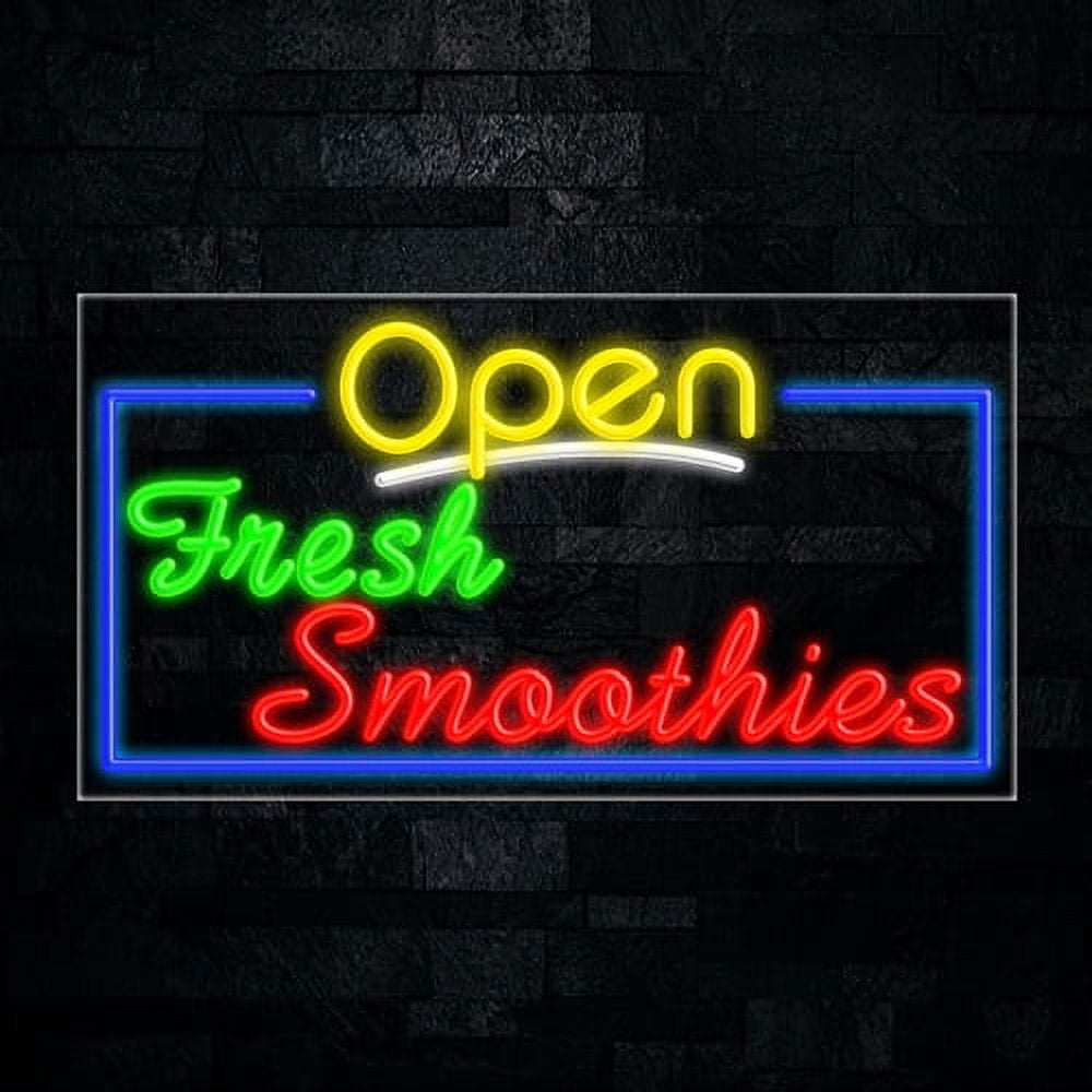 Fresh Smoothis LED Neon Sign 33"L x 18"H #35732 - Walmart.com
