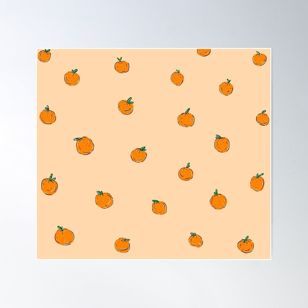 Fresh Squeeze Poster Wall Art, Modern Wall Decor For Living Room ...