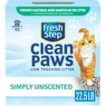 Fresh Step Clean Paws Unscented Clumping Cat Litter, 22.5 lbs - Walmart.com