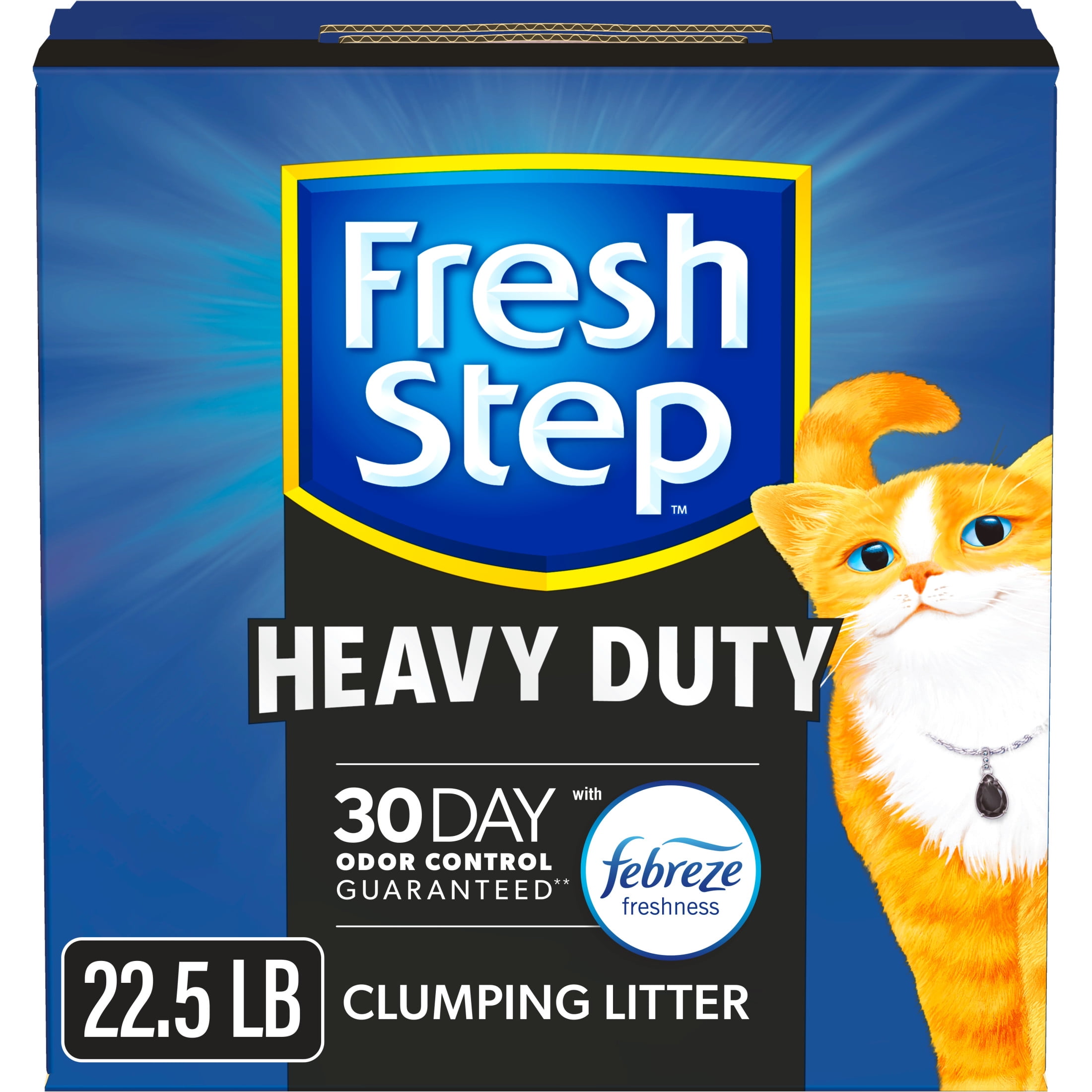 Fresh Step Heavy Duty Clumping Litter with Febreze Freshness, 30 Day ...