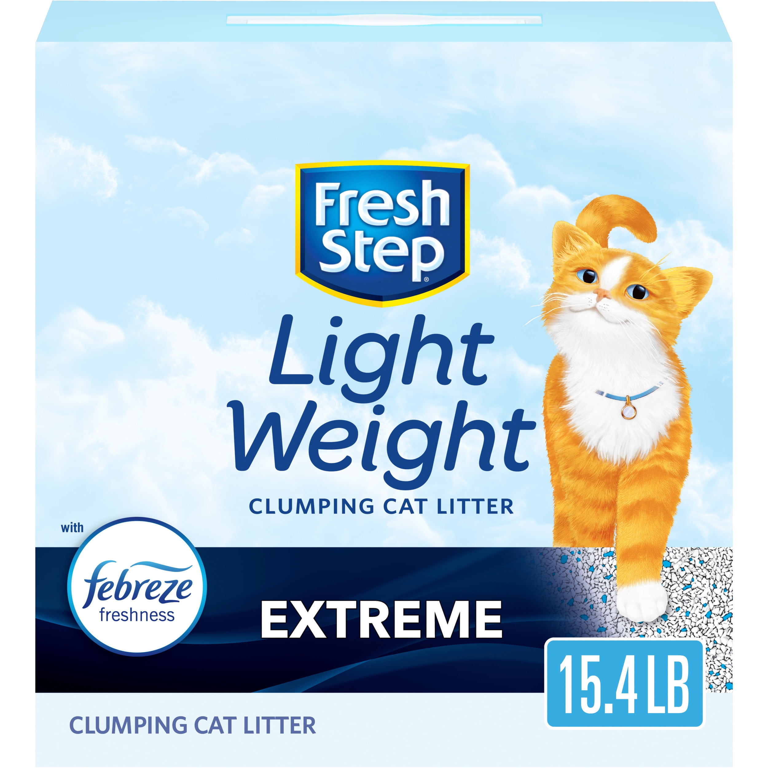 Fresh Step Lightweight Extreme Scented Litter With Febreze Clumping Cat Litter 154 Lb