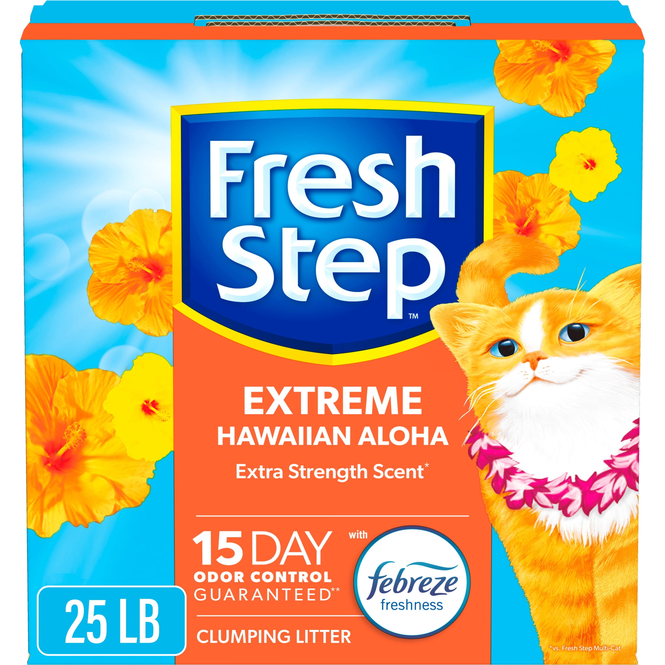 Fresh Step Scented Clumping Cat Litter with the Power of Febreze ...