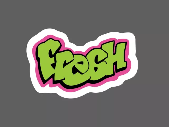 Fresh Sticker 90S Spray Paint Waterproof Sticker Phone Decal Water ...