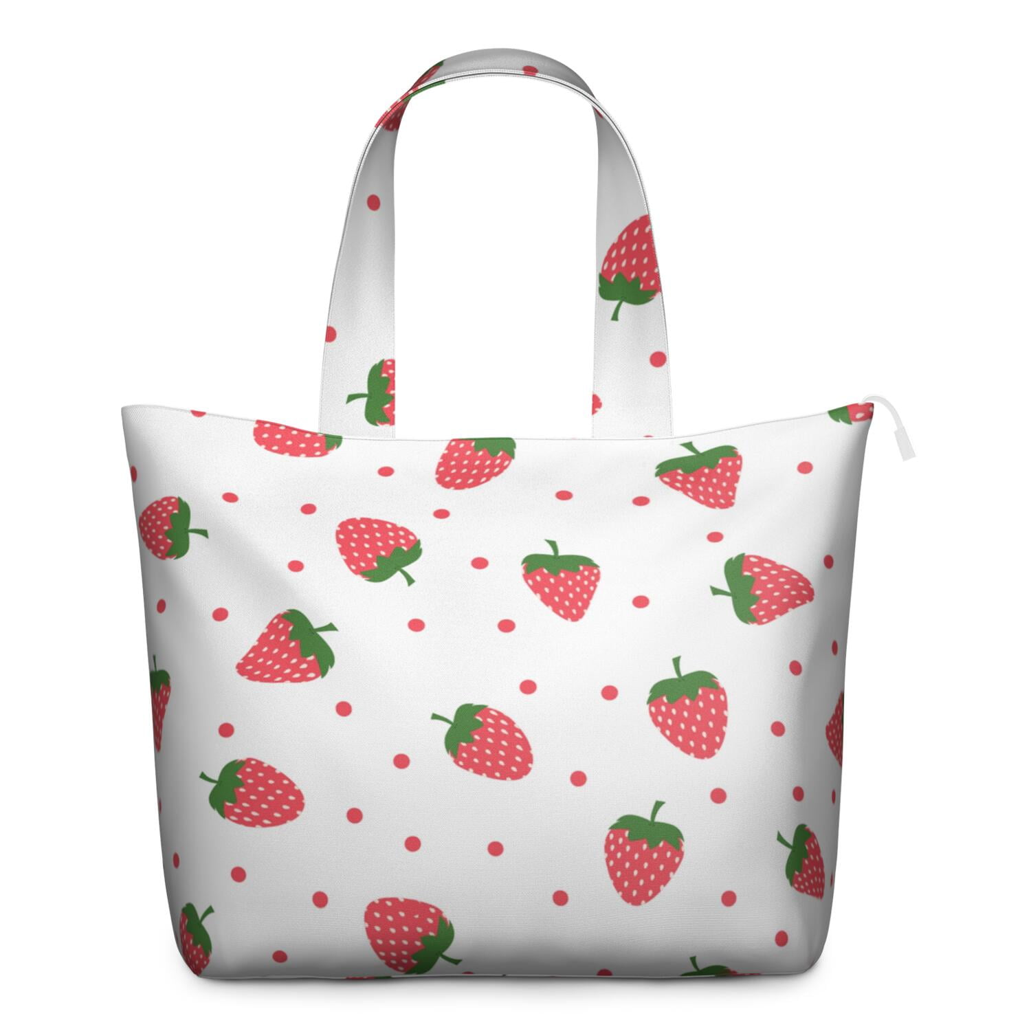 Fresh Strawberry Weekender Bag - Sweet Red Berry Design, Lightweight ...