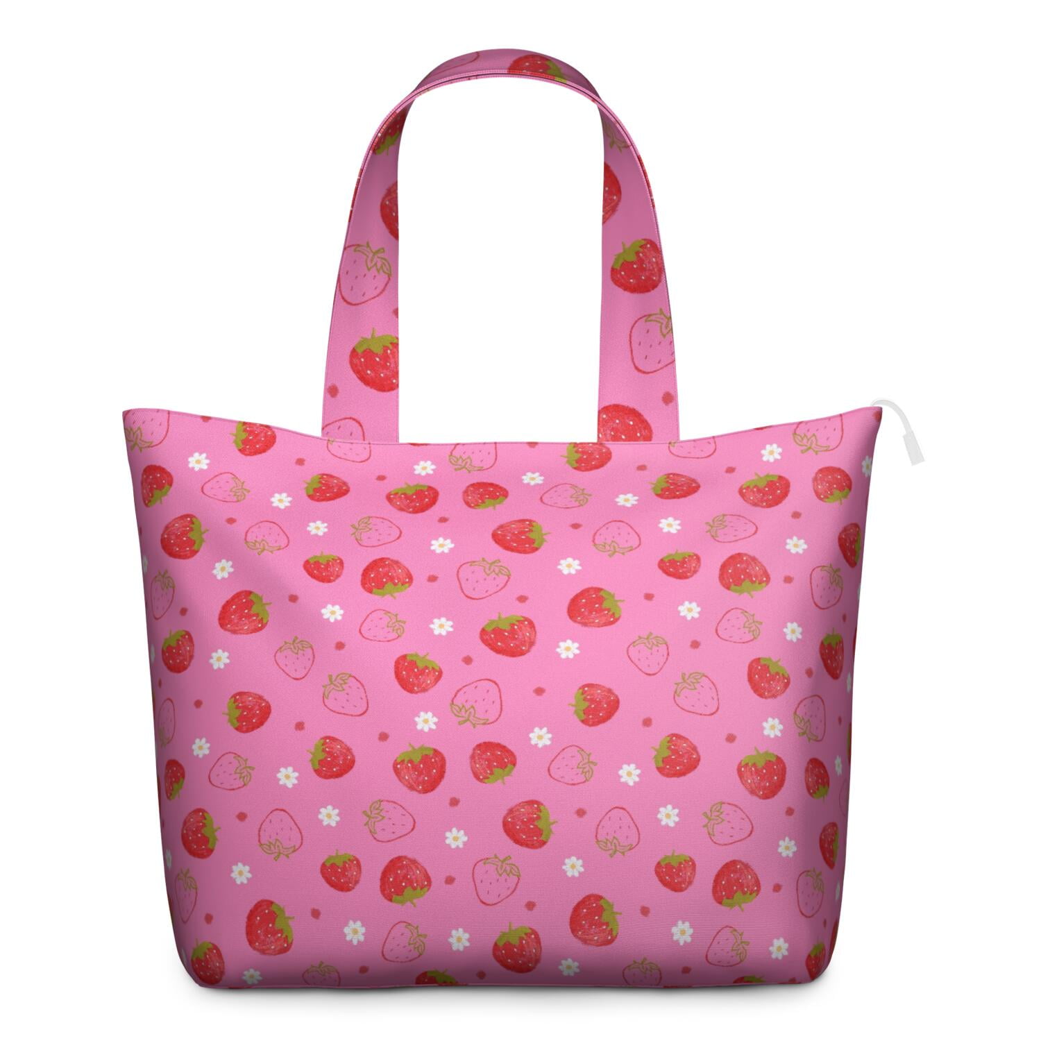 Fresh Strawberry Weekender Bag - Sweet Red Berry Design, Lightweight ...