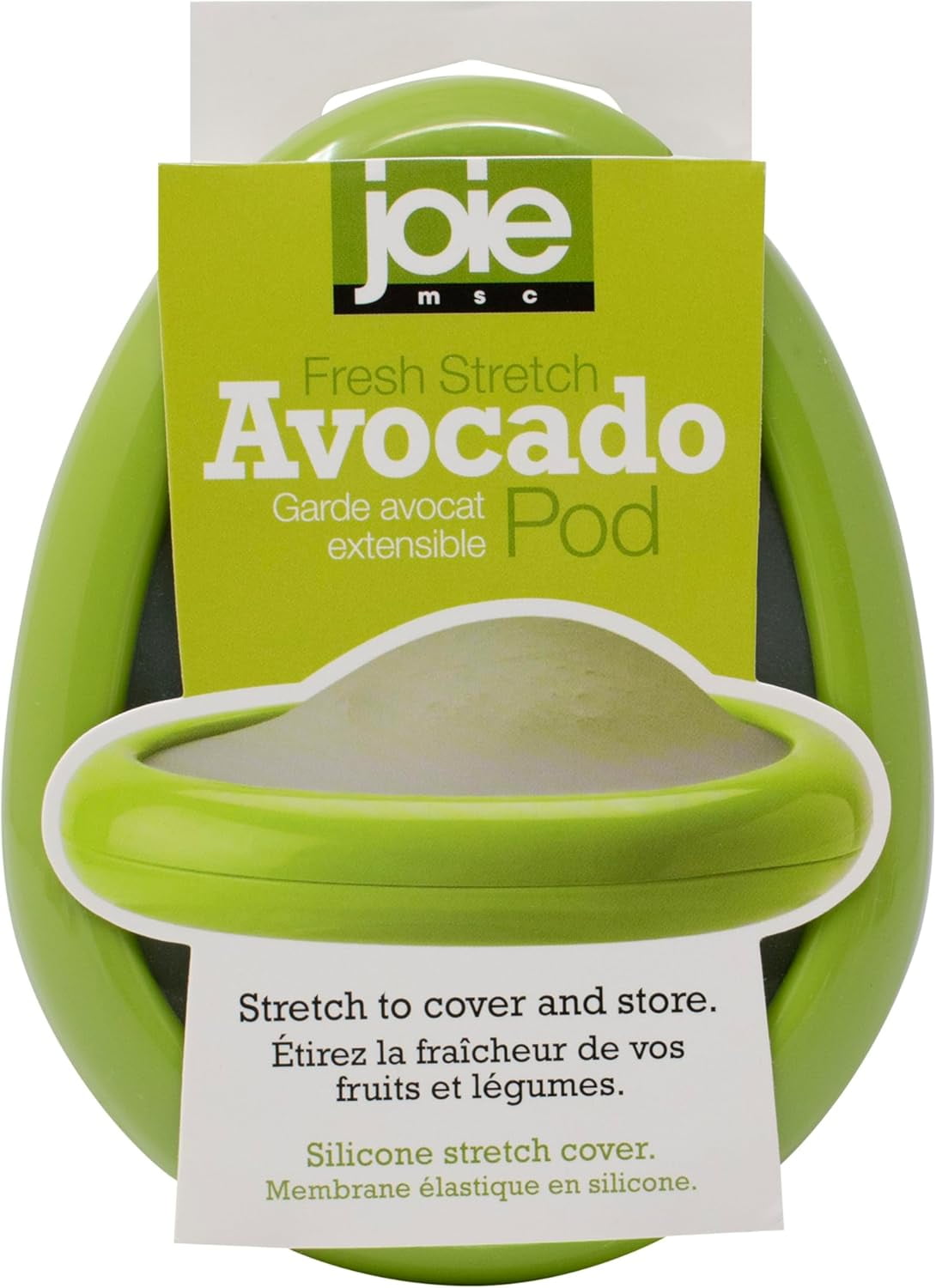 Fresh Stretch Pod Avocado Stora Container, Silicone Food Saver, Keeps ...