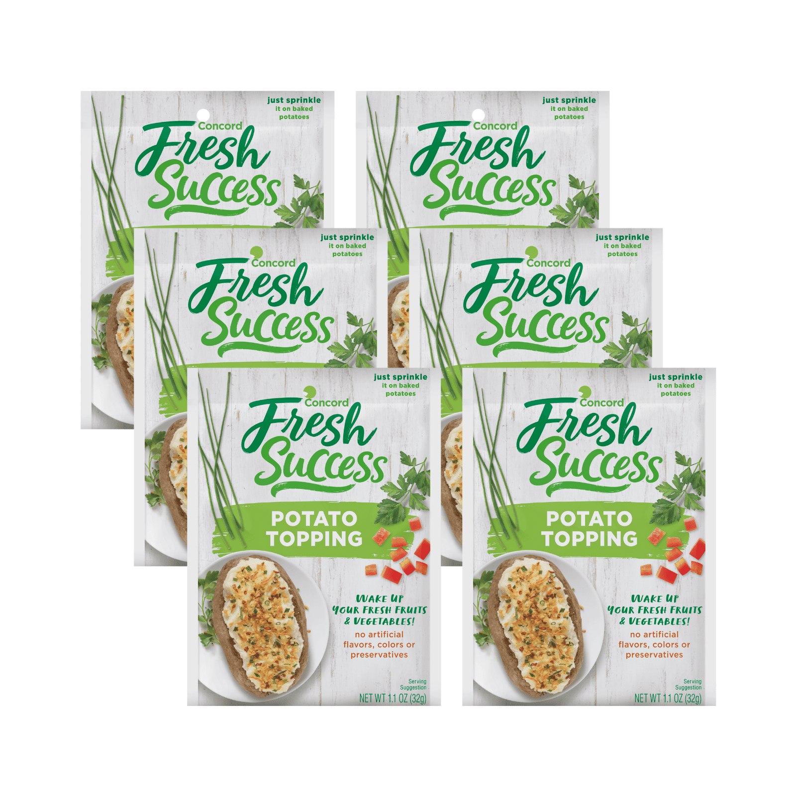 Fresh Success Potato Topping, 1.1 oz (Pack of 6) - Walmart.com