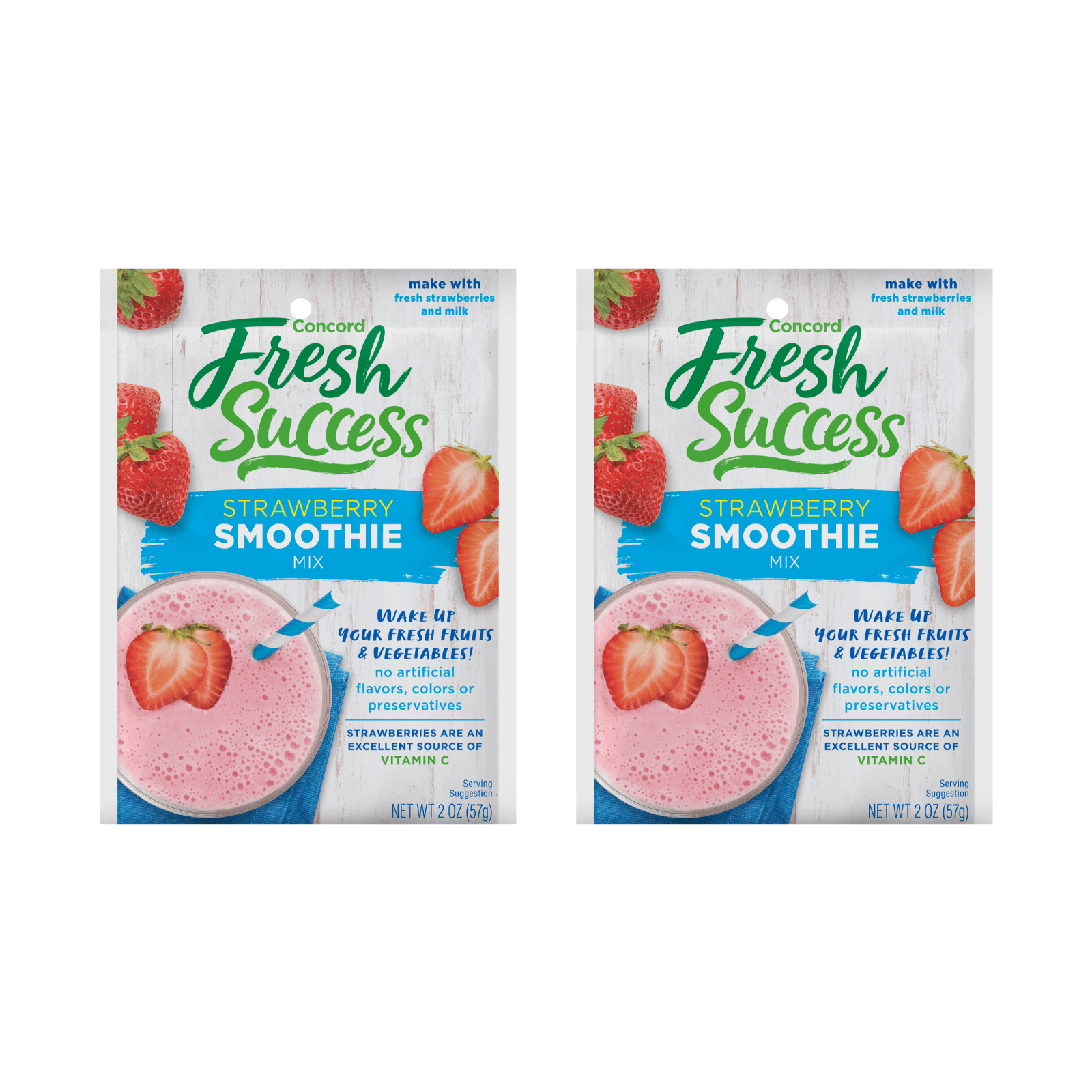 Fresh Success Strawberry Smothie, 2 oz (Pack of 2) - Walmart.com