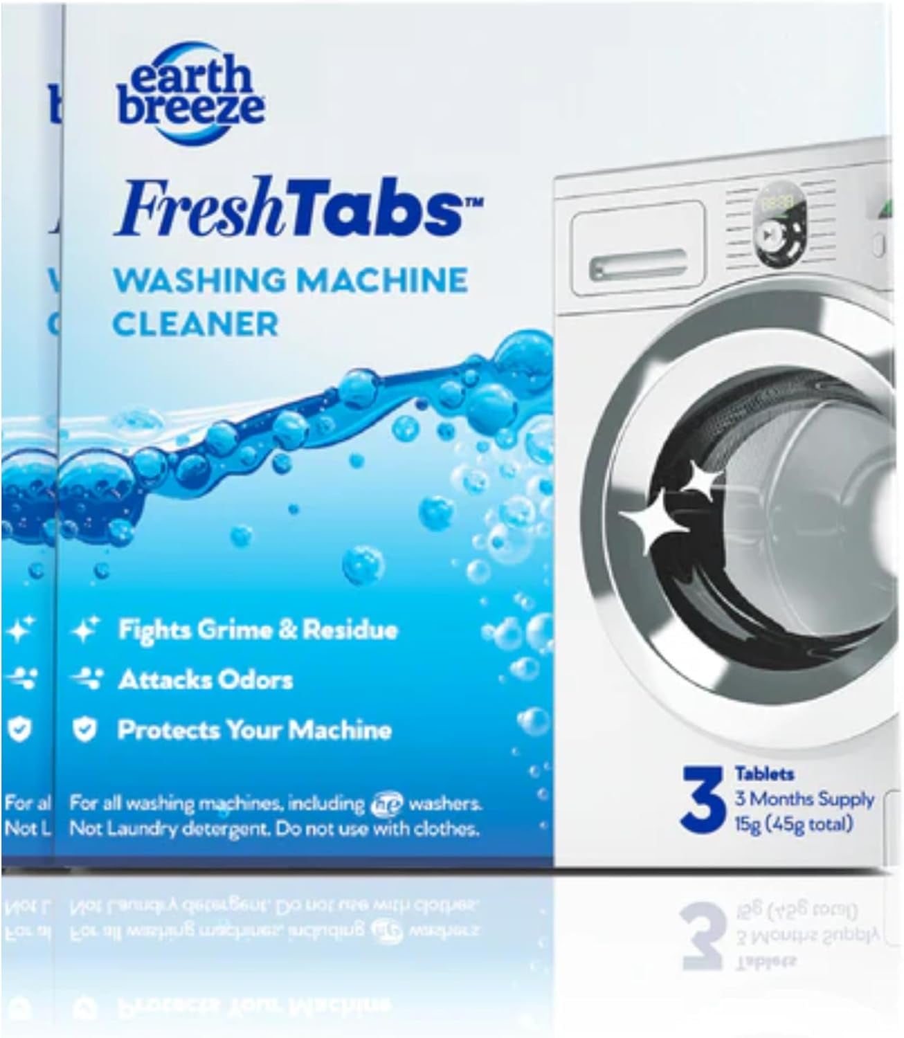 Fresh Tabs - Washing Machine Cleaner Tablets - Deep Cleaning to Fight ...