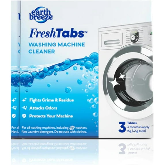 Fresh Tabs - Washing Machine Cleaner Tablets - Deep Cleaning to Fight ...