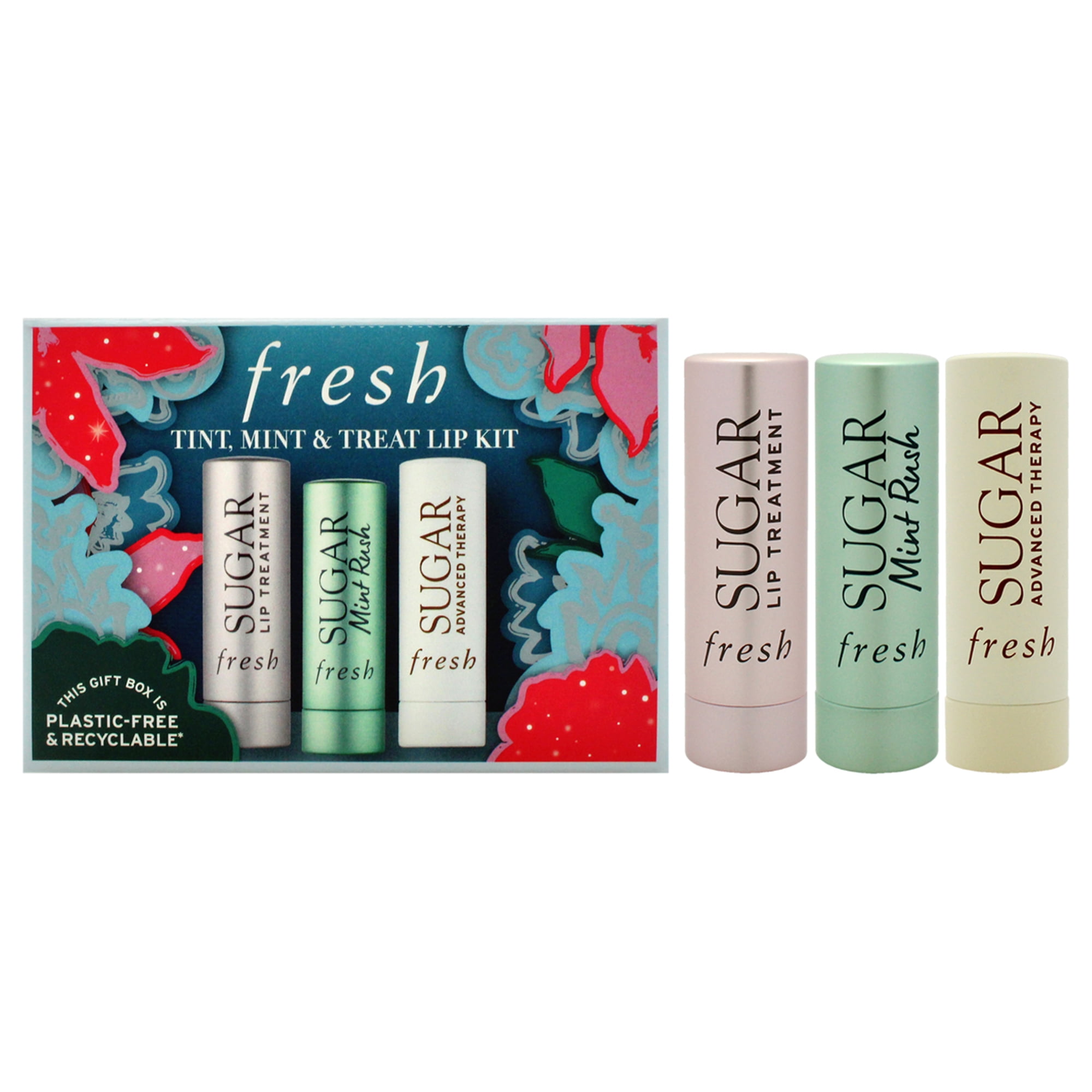 Fresh Tint, Mint and Treat Lip Kit , 3 Pc 0.07oz Sugar Lip Treatment ...