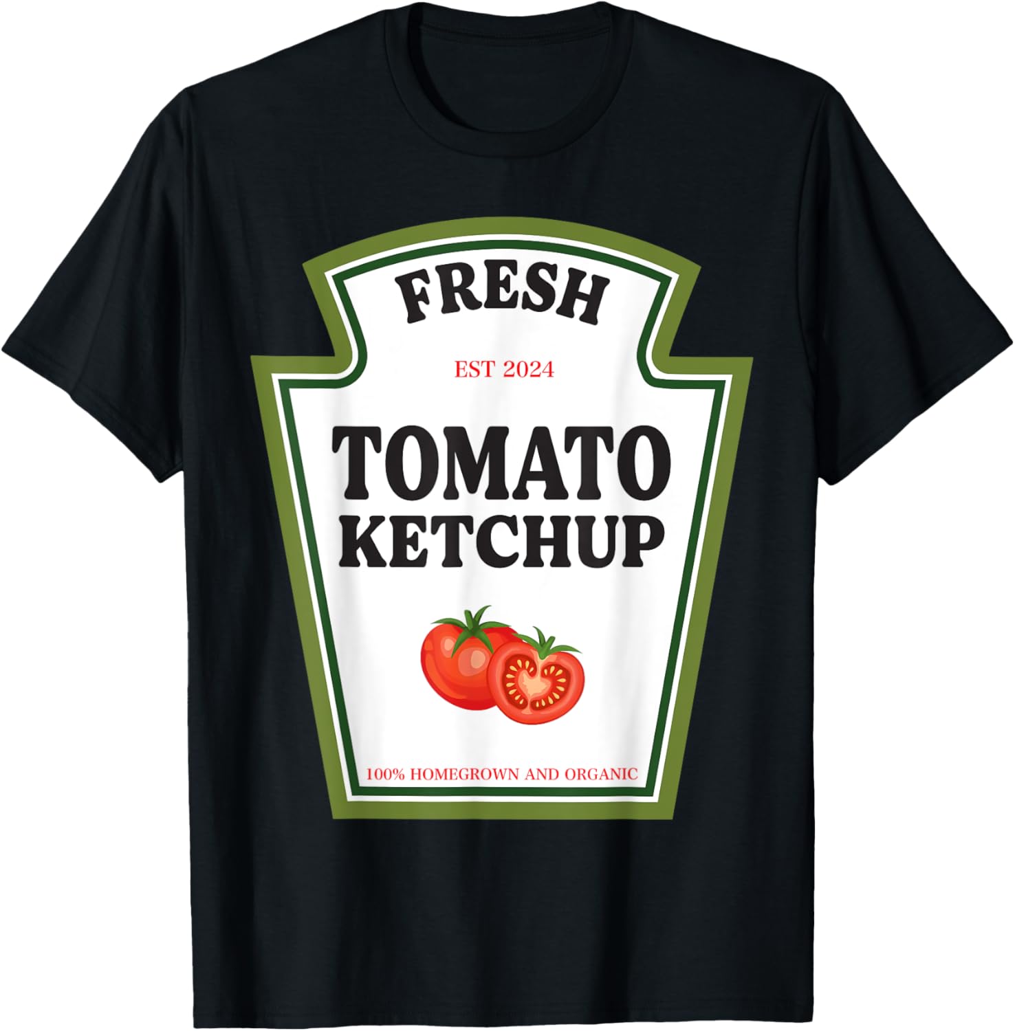 Fresh Tomato Ketchup Condiment Costume Party Matching T-Shirt - Walmart.com