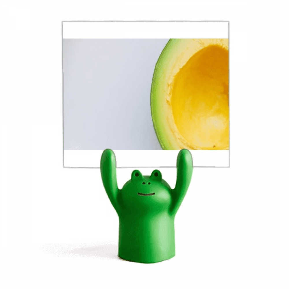 Fresh Tropical Fruit Avocado Picture Memo Holder Cartoon Animal Frog ...