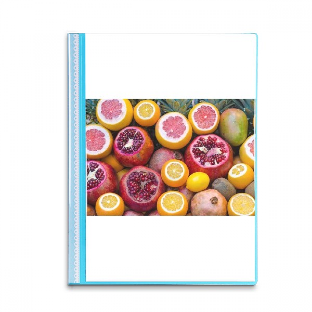 Fresh Tropical Fruit Nature Picture Book Sheet Protectors Portfolio ...