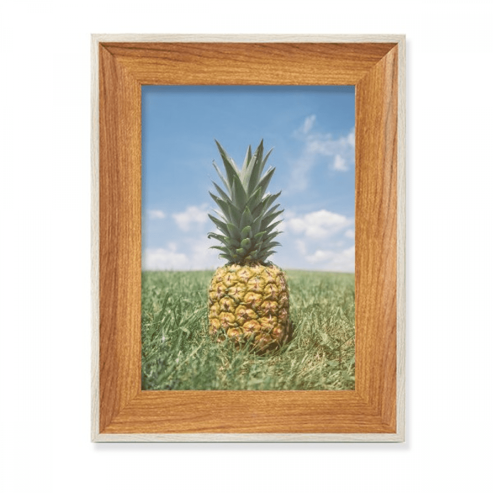 Fresh Tropical Fruit Pineapple Picture Desktop Wooden Photo Frame ...