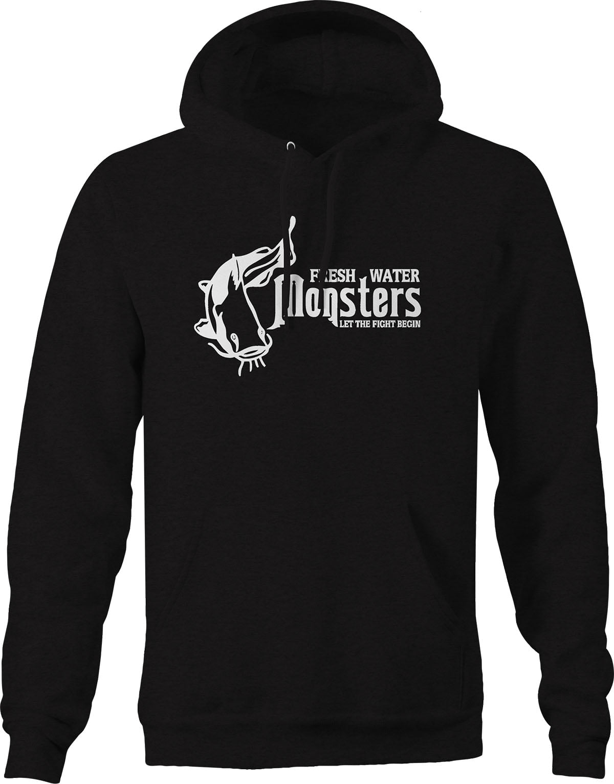 Fresh Water Monsters Let the Fight Begin Catfish Fishing Sweatshirt for ...