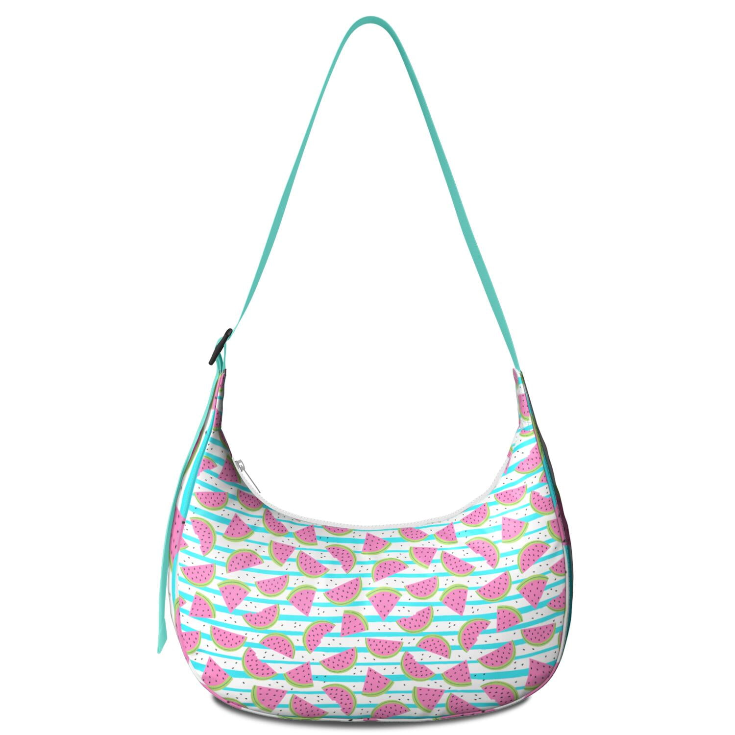 Fresh Watermelon Adjustable Strap Crossbody Bag Lightweight Nylon ...