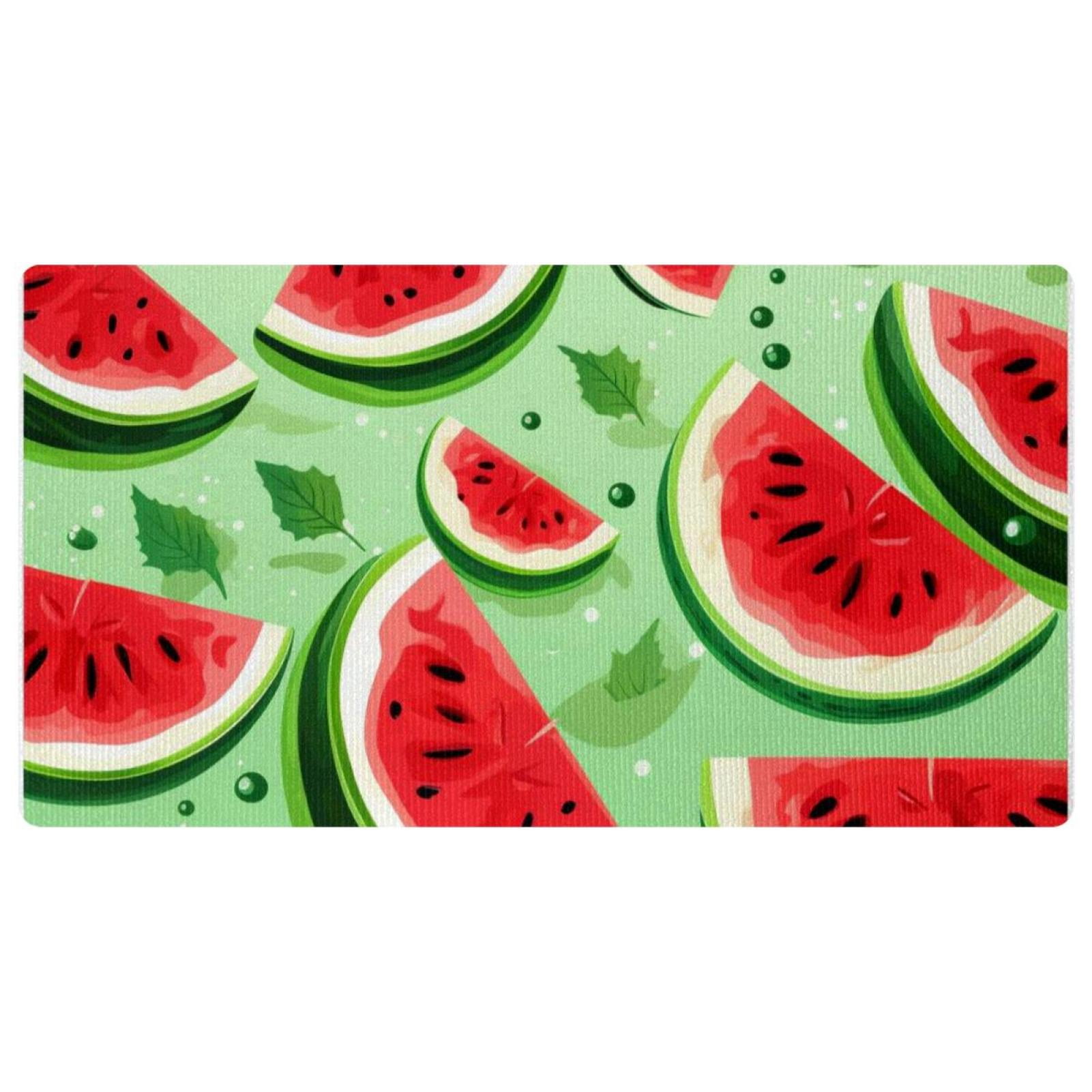 Fresh Watermelon Deluxe Kitchen Mats for Floor - Anti Fatigue, Large ...