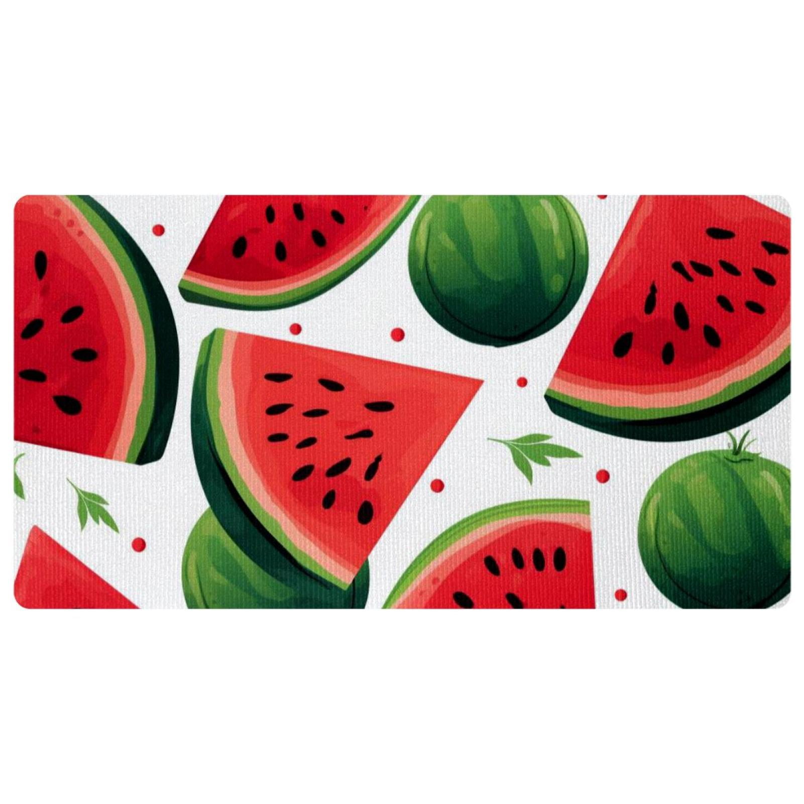 Fresh Watermelon Deluxe Kitchen Mats for Floor - Anti Fatigue, Large ...