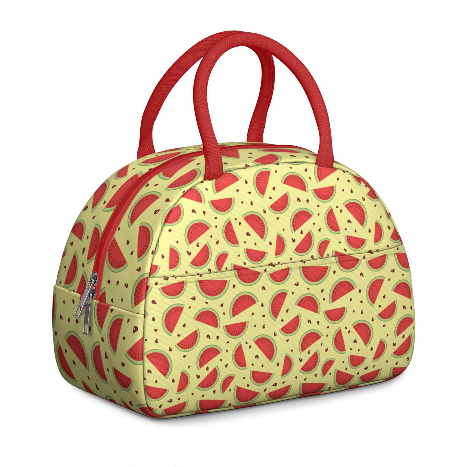 Fresh Watermelon Insulated Lunch Bag, Reusable Cooler with Watermelon ...