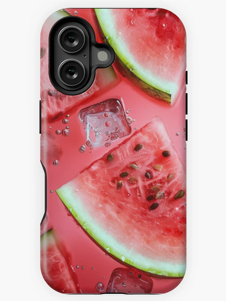 Fresh Watermelon Slices Floating in Pink Liquid Phone Case, Summer ...