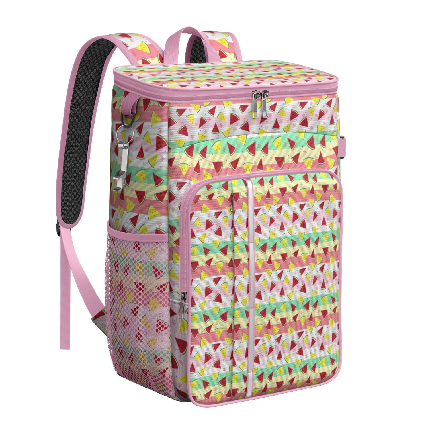 Fresh Watermelon Themed Backpack Cooler, Insulated Leakproof Bag for ...
