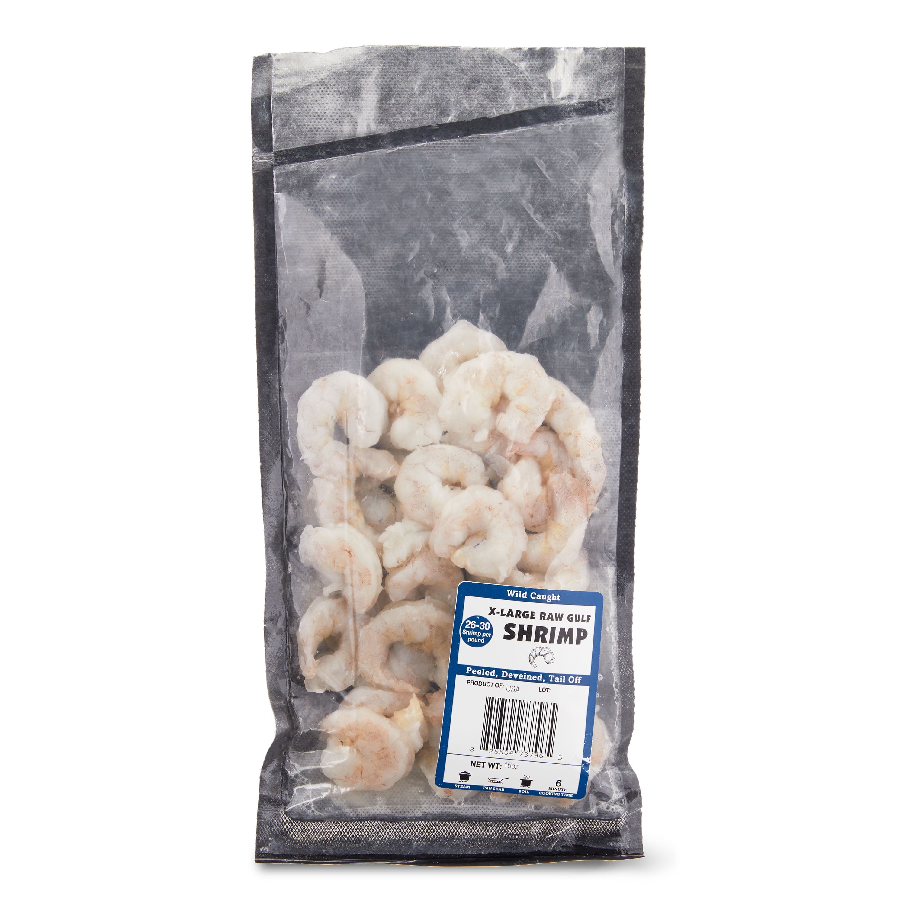 Fresh Wild Gulf Extra Large Raw Shrimp Size 26 35 Tail Off Peeled And