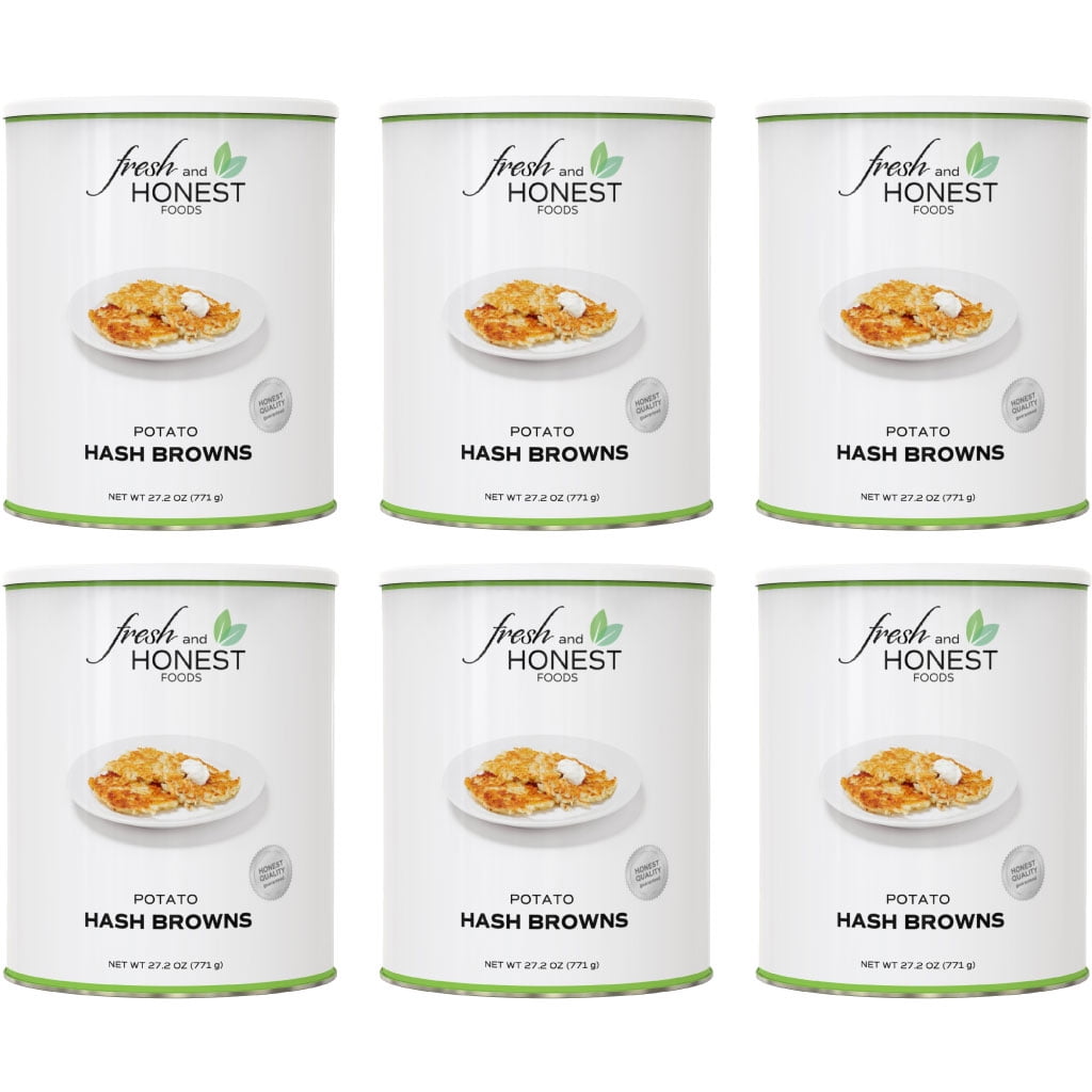 Fresh and Honest Foods Dehydrated Potato Hash Browns 6 Pack (6) #10 ...
