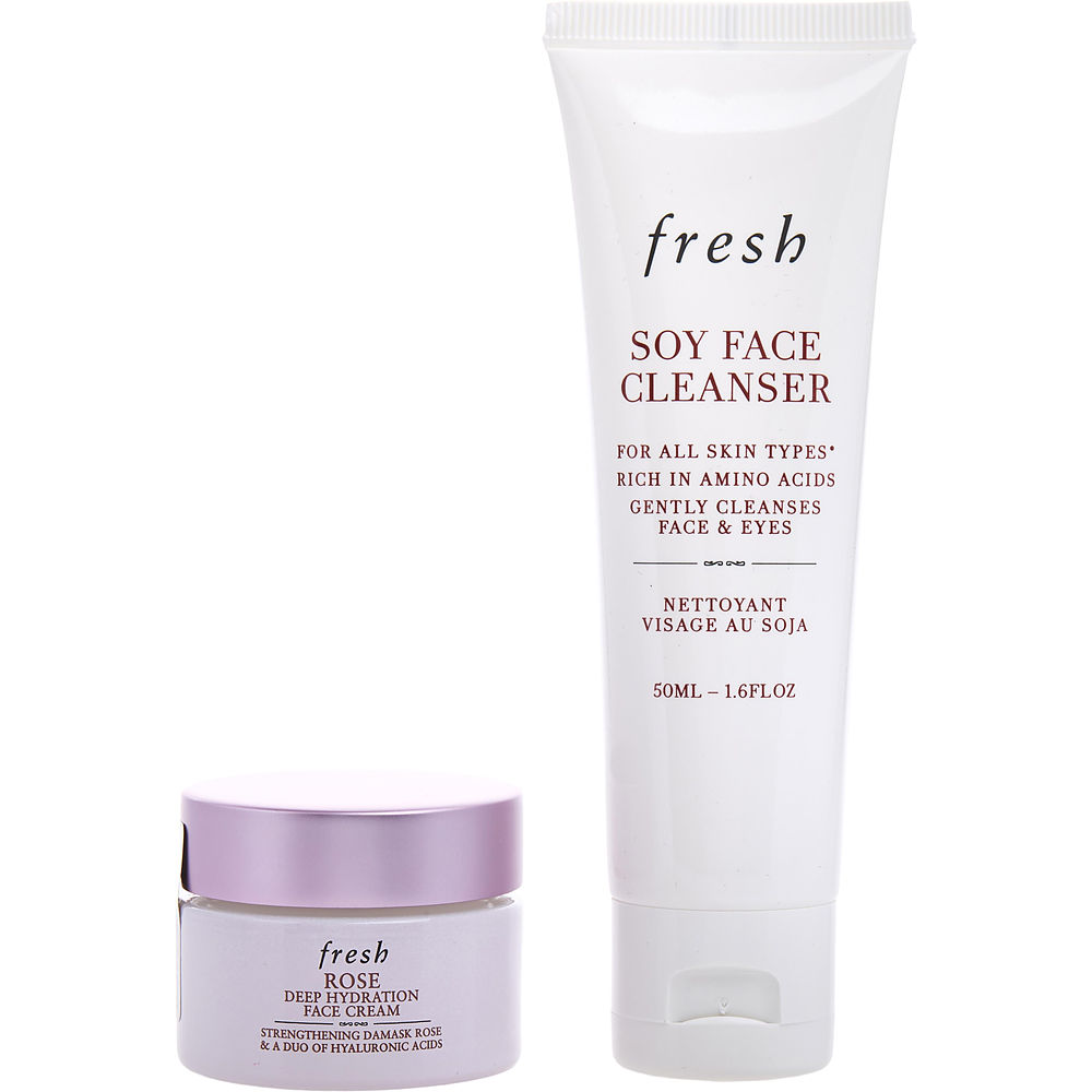 Fresh by Fresh - Cleanse And Hydrate Duo Set: Soy Cleanser 50ml + Rose ...