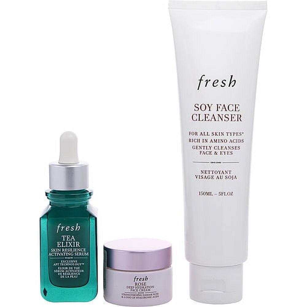 Fresh by Fresh Hydration Boost Trio Set: Soy Cleanser 150ml + Tea ...