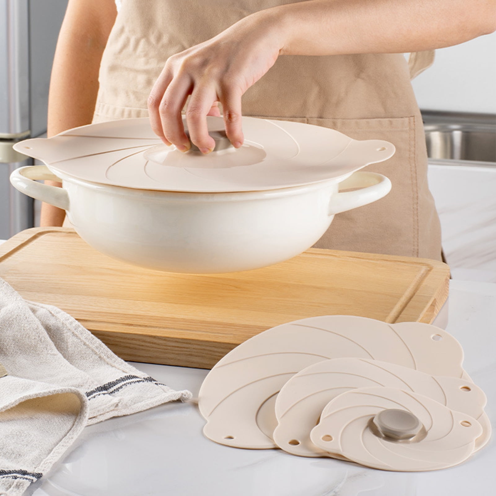 Fresh-keeping Lid Sealing Wrapping Dustproof Self Absorption Heat ...