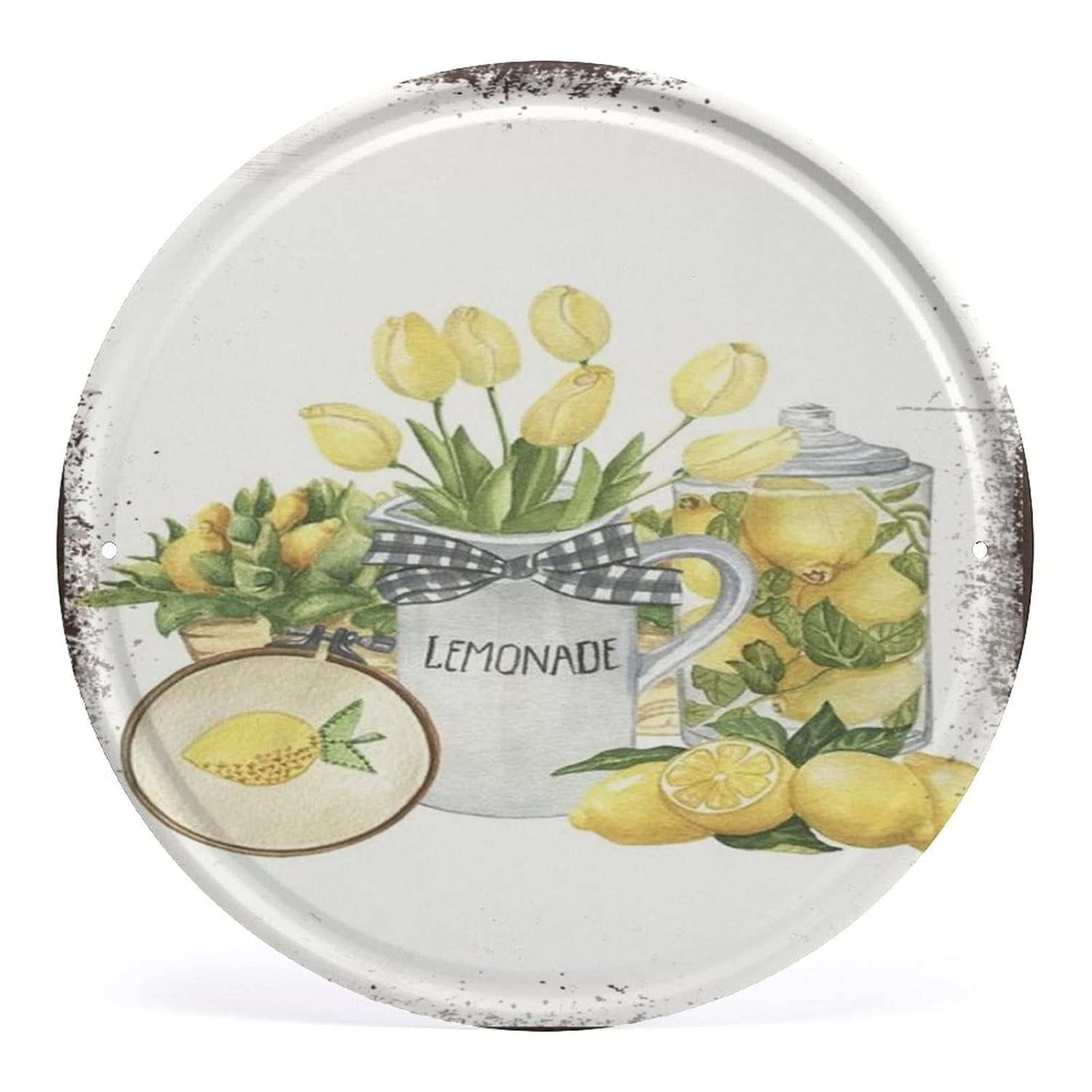 Fresh lemonade natural orchard Lemon Market Plaque/Sign Farmhouse Wall ...