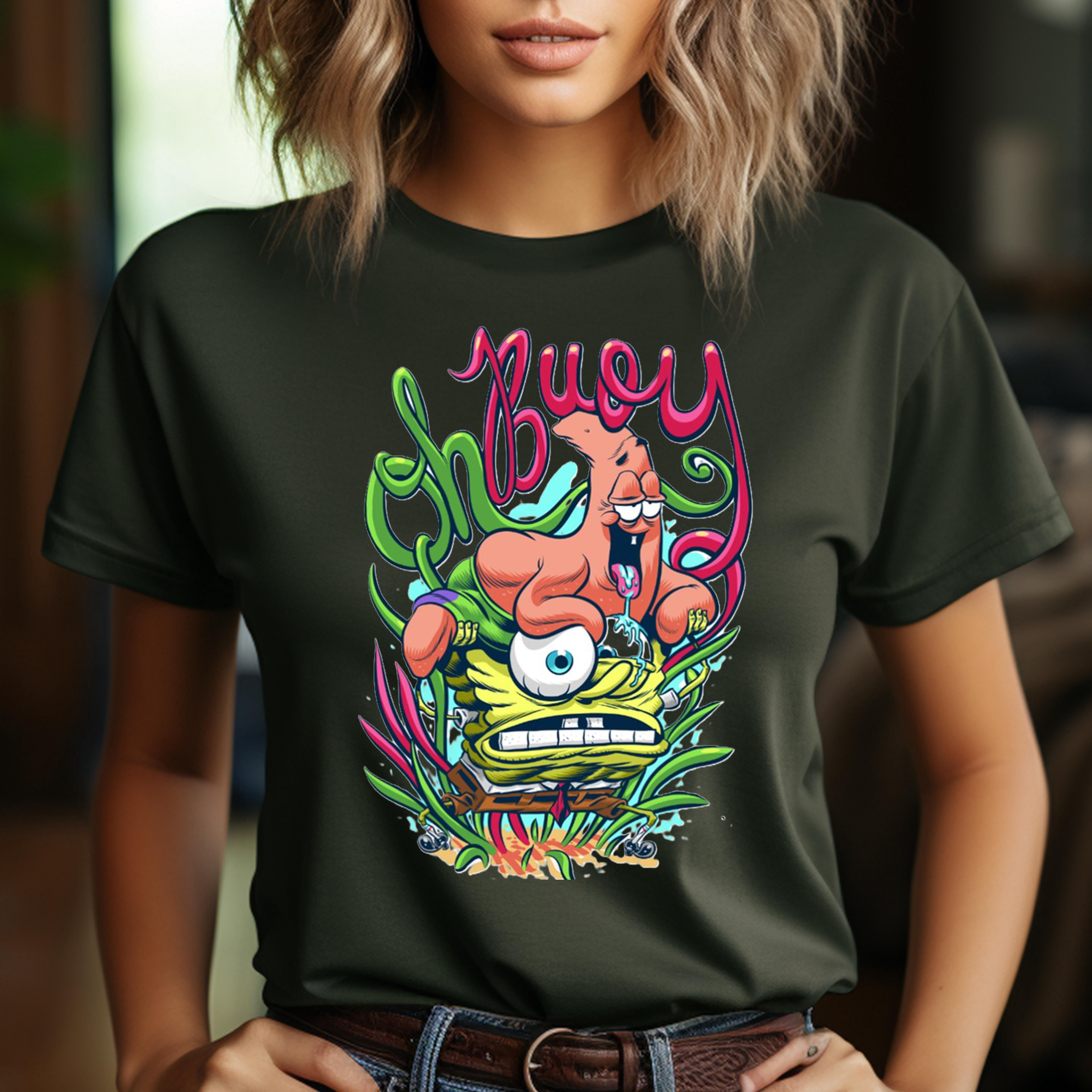 FreshDesign47 Distorted Cartoon Duo T-Shirt/Sweatshirt/Hoodie - Unique ...