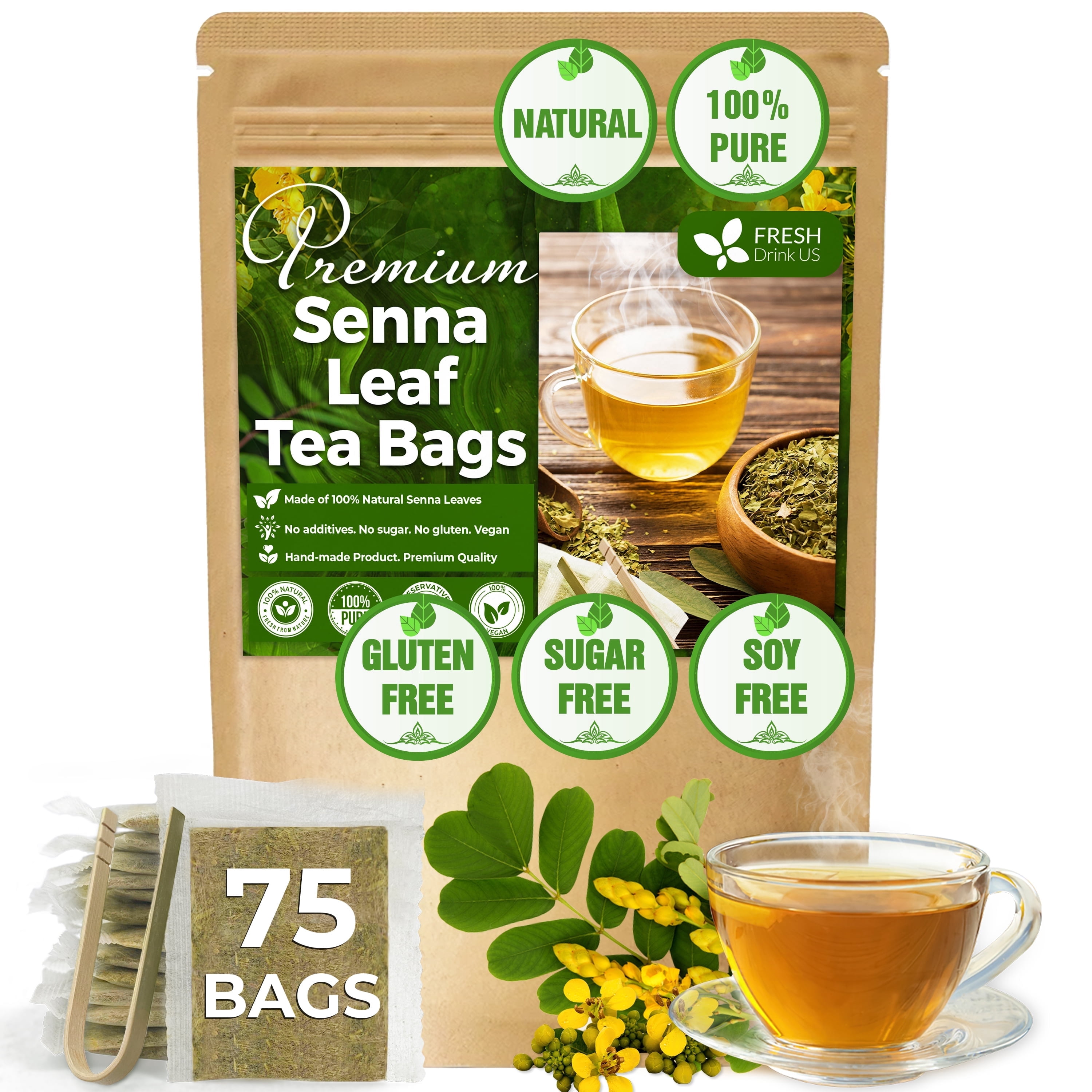 Walmart Black Friday Deals 2025 - FreshDrinkUS, Premium 75 Senna Leaf ...