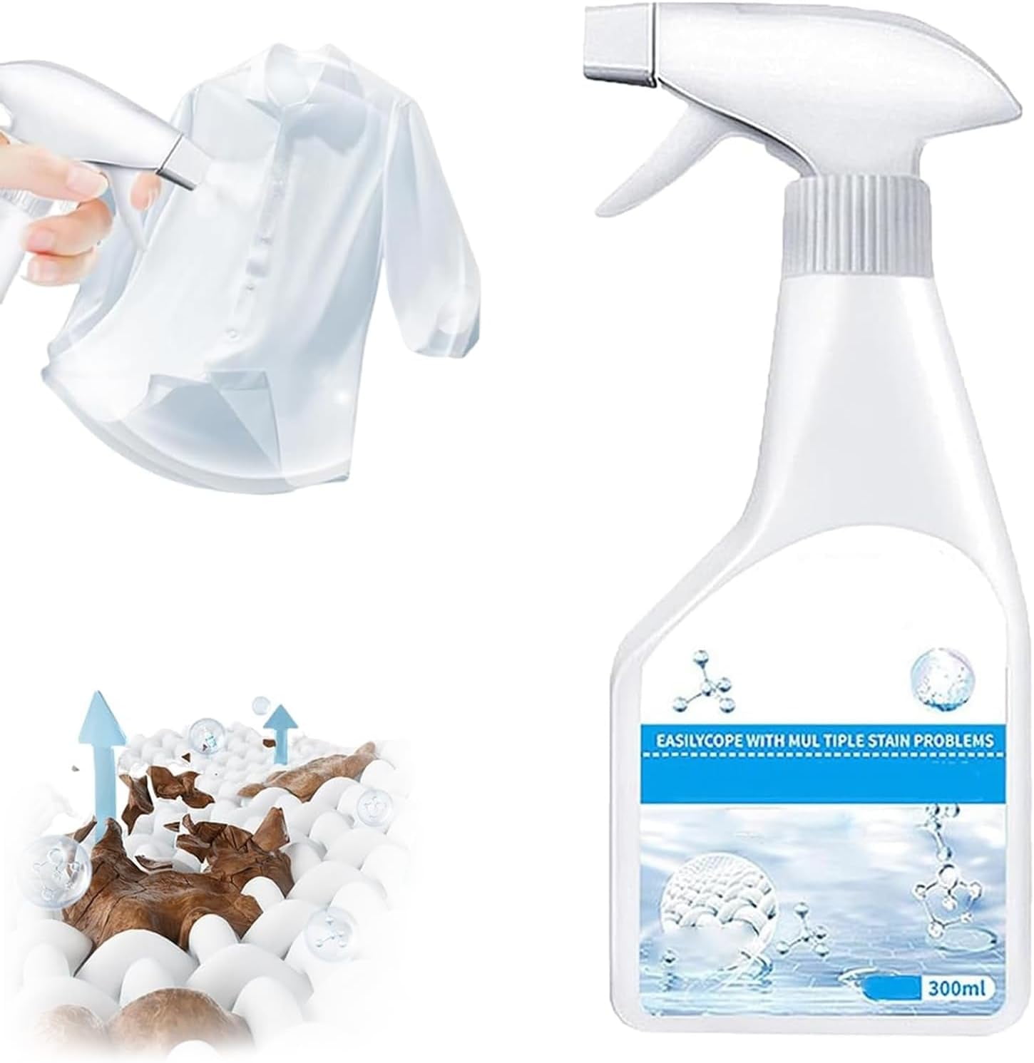 FreshErase Dry Clean-On-the-Go Stain Remover Spray – Enzyme-Based ...